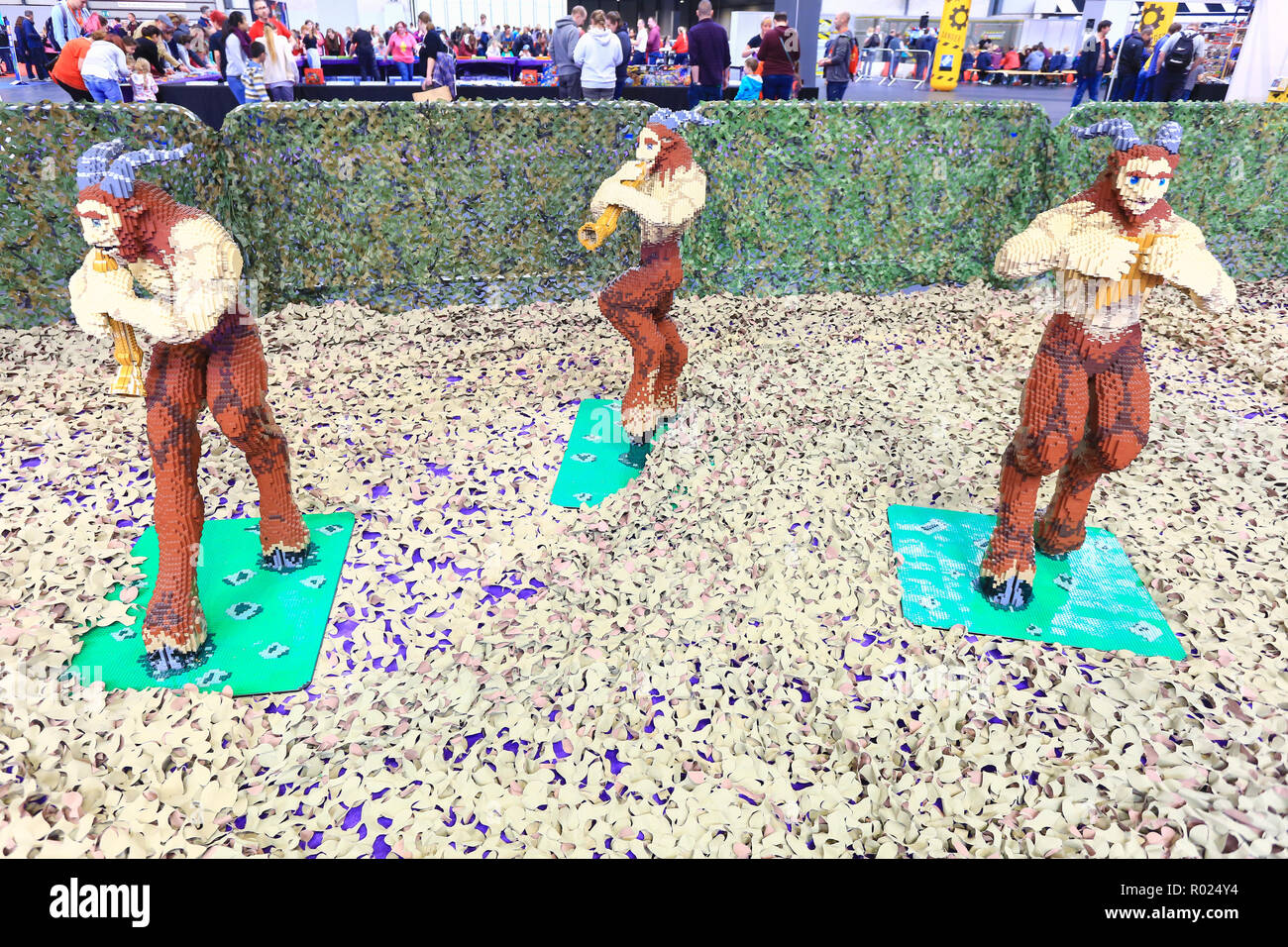 Birmingham, UK. 1st November, 2018. The opening day at Bricklive, the ...