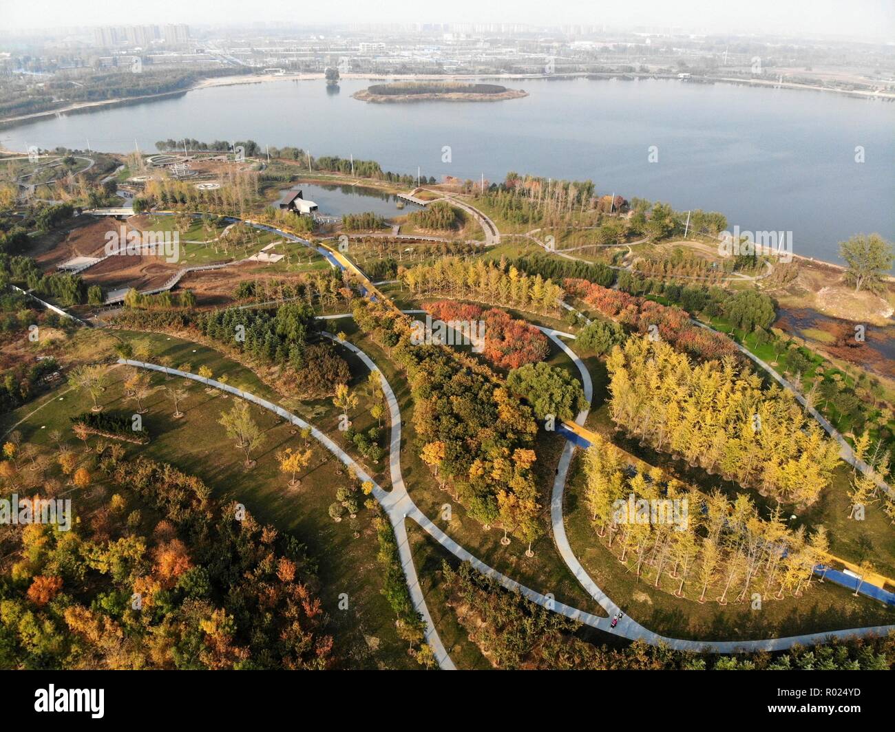 Zhengzhou, Zhengzhou, China. 1st Nov, 2018. Zhengzhou, CHINA-Aerial ...