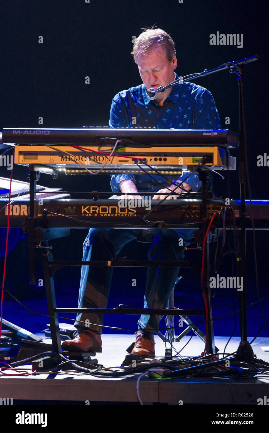Jez Smith of John Lees' Barclay James Harvest performs live on stage at ...