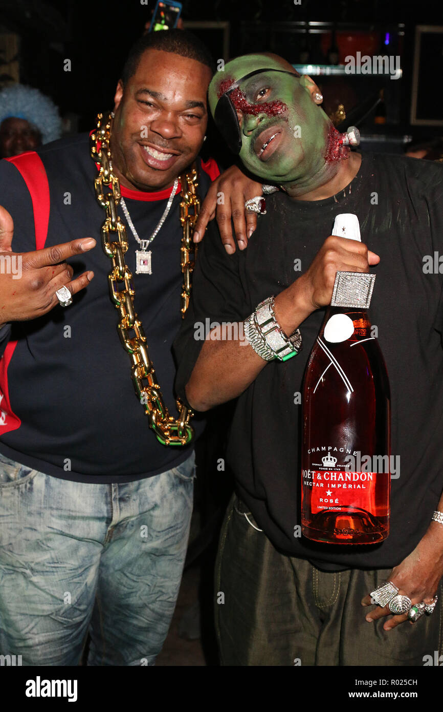 NEW YORK, NY - OCTOBER 31: Slick Rick and Busta Rhymes at The Great ...