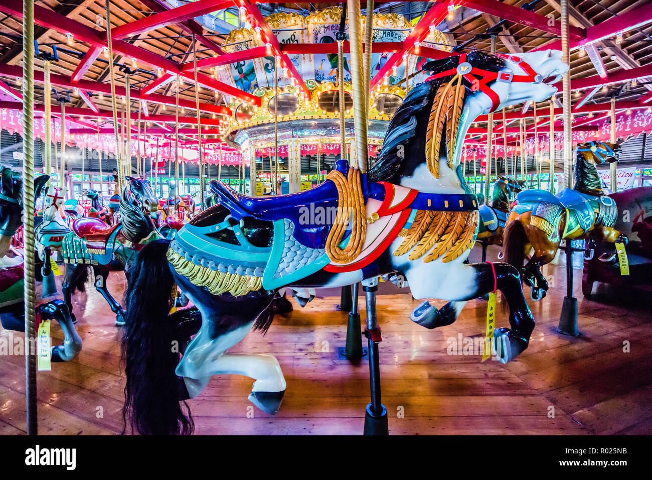 Bushnell Park Carousel Hartford, Connecticut, USA Stock Photo - Alamy