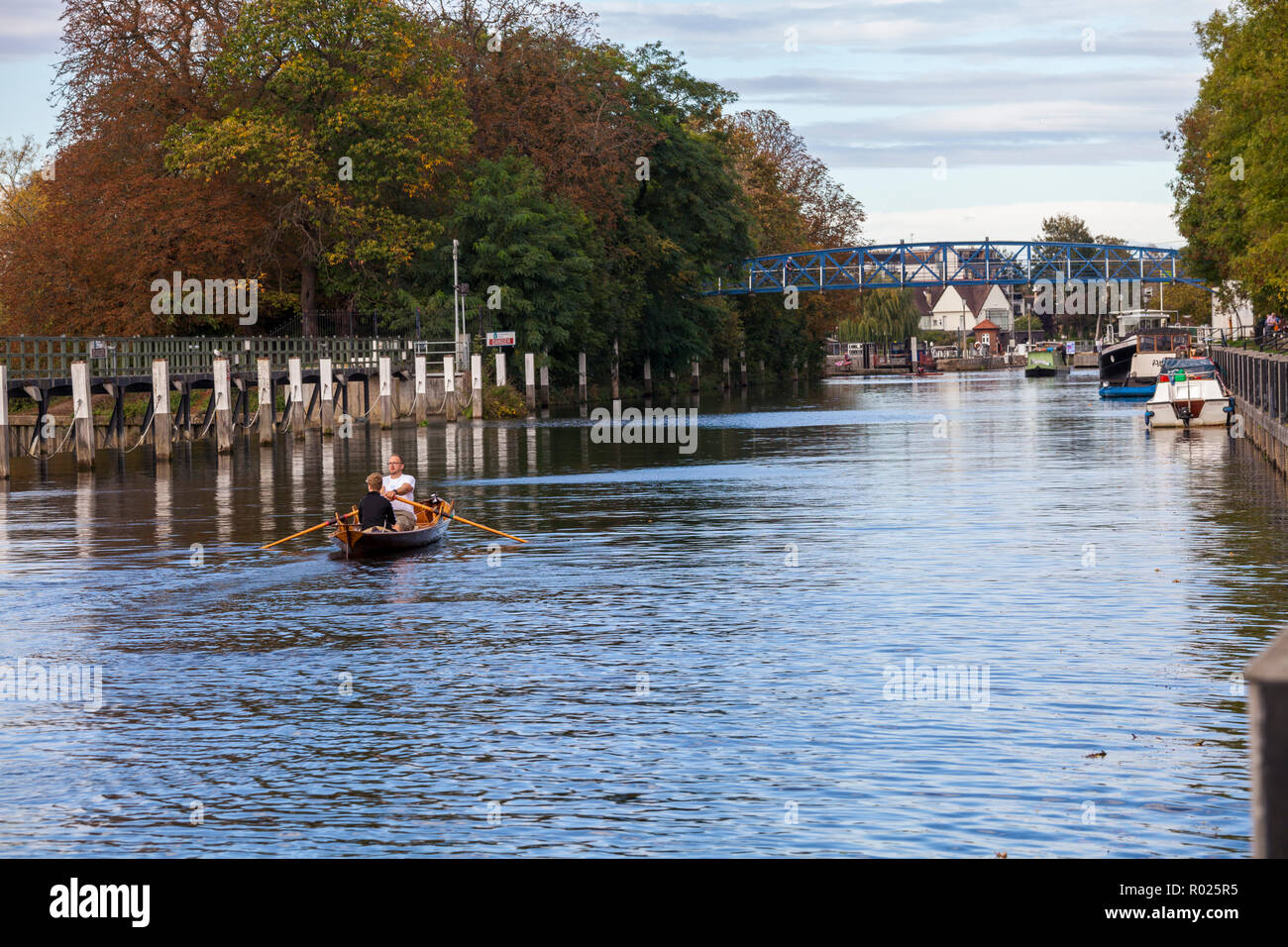 Two men in rowing boat hi-res stock photography and images - Alamy
