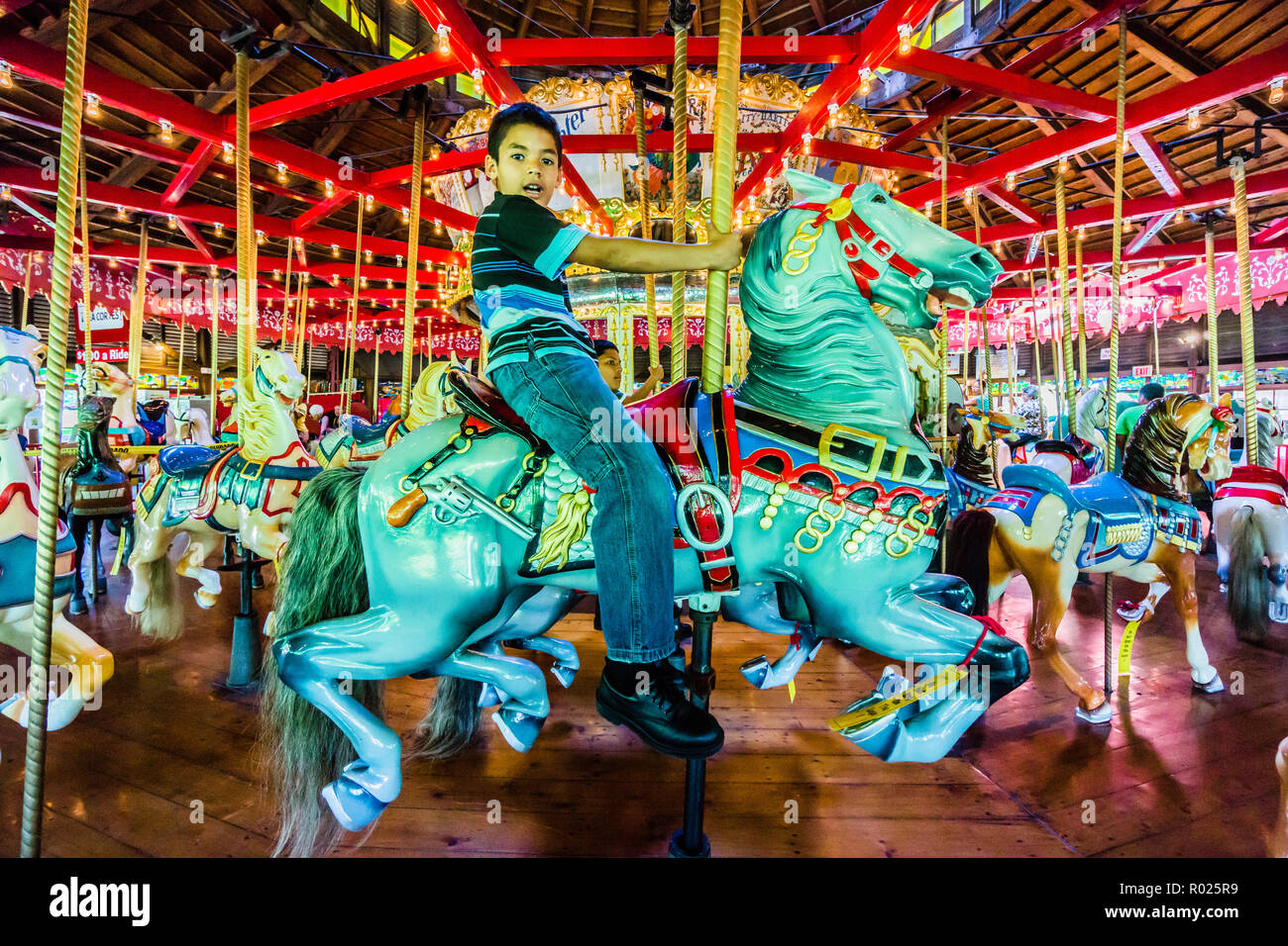 Bushnell Park Carousel Hartford, Connecticut, USA Stock Photo - Alamy