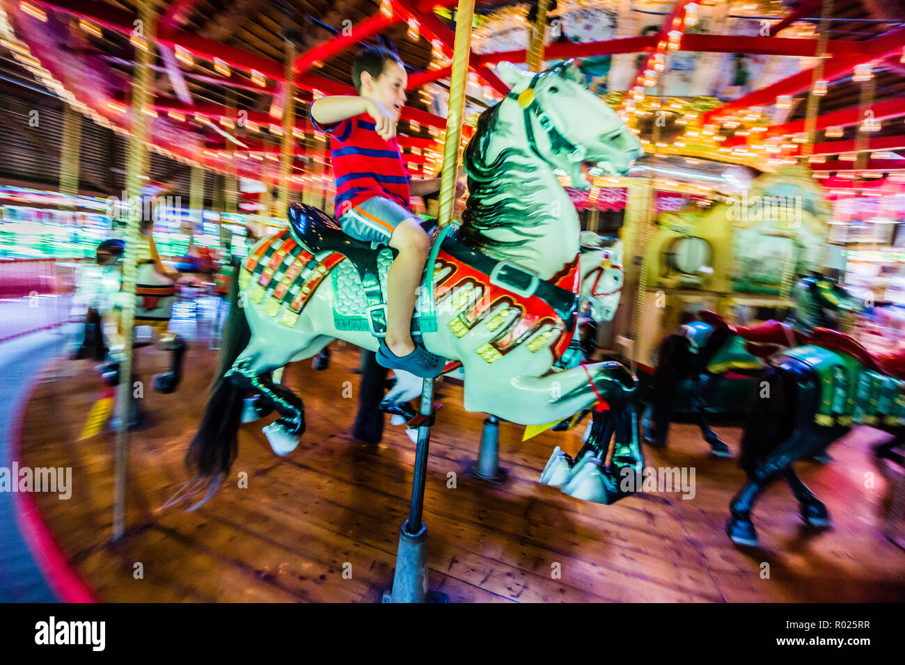 Bushnell Park Carousel Hartford, Connecticut, USA Stock Photo - Alamy