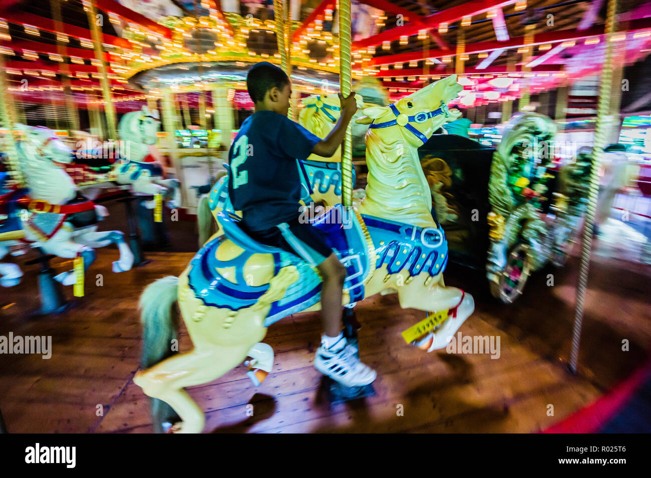 Bushnell Park Carousel Hartford, Connecticut, USA Stock Photo - Alamy