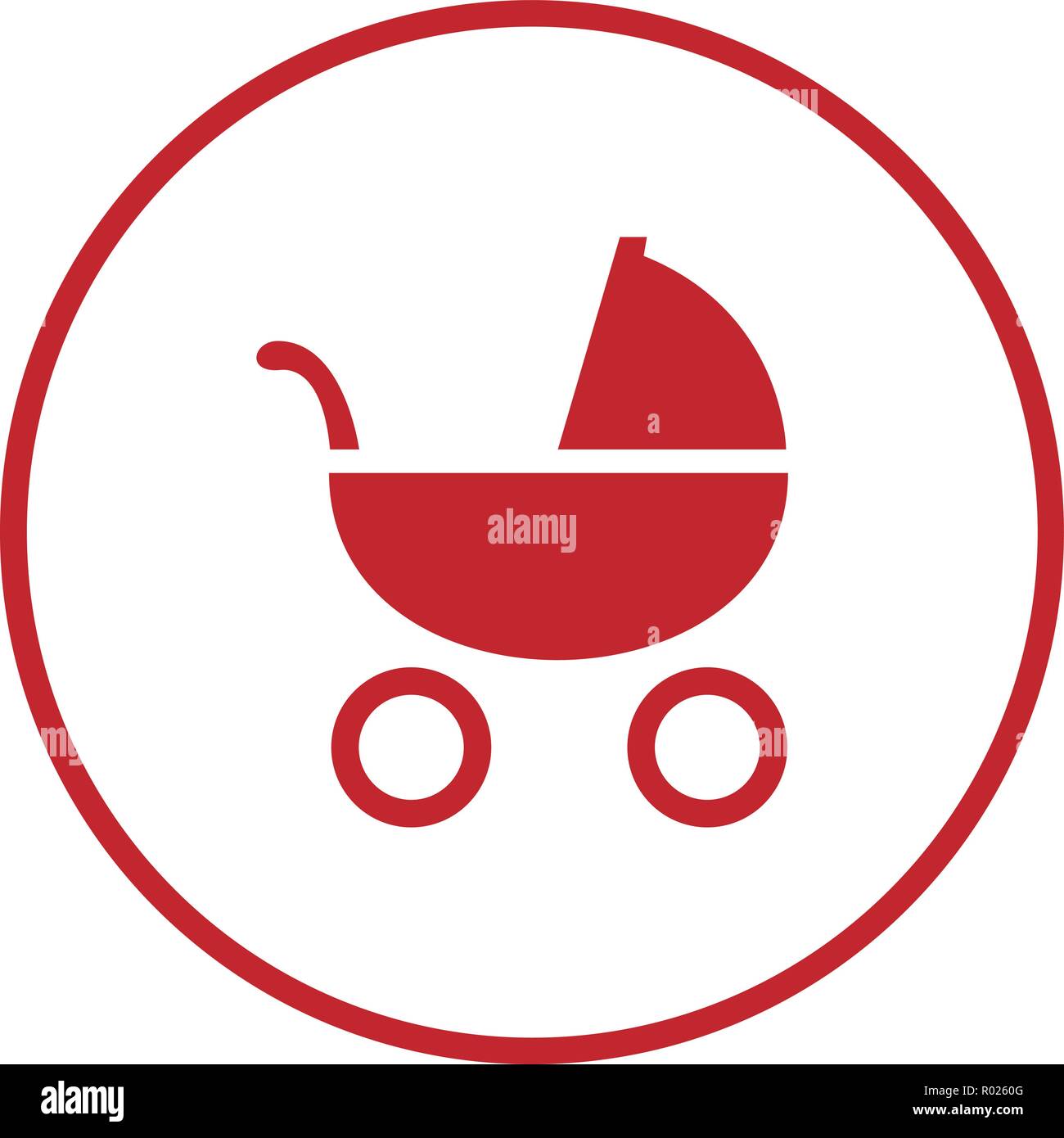 Baby stroller vector vectors hi-res stock photography and images - Alamy