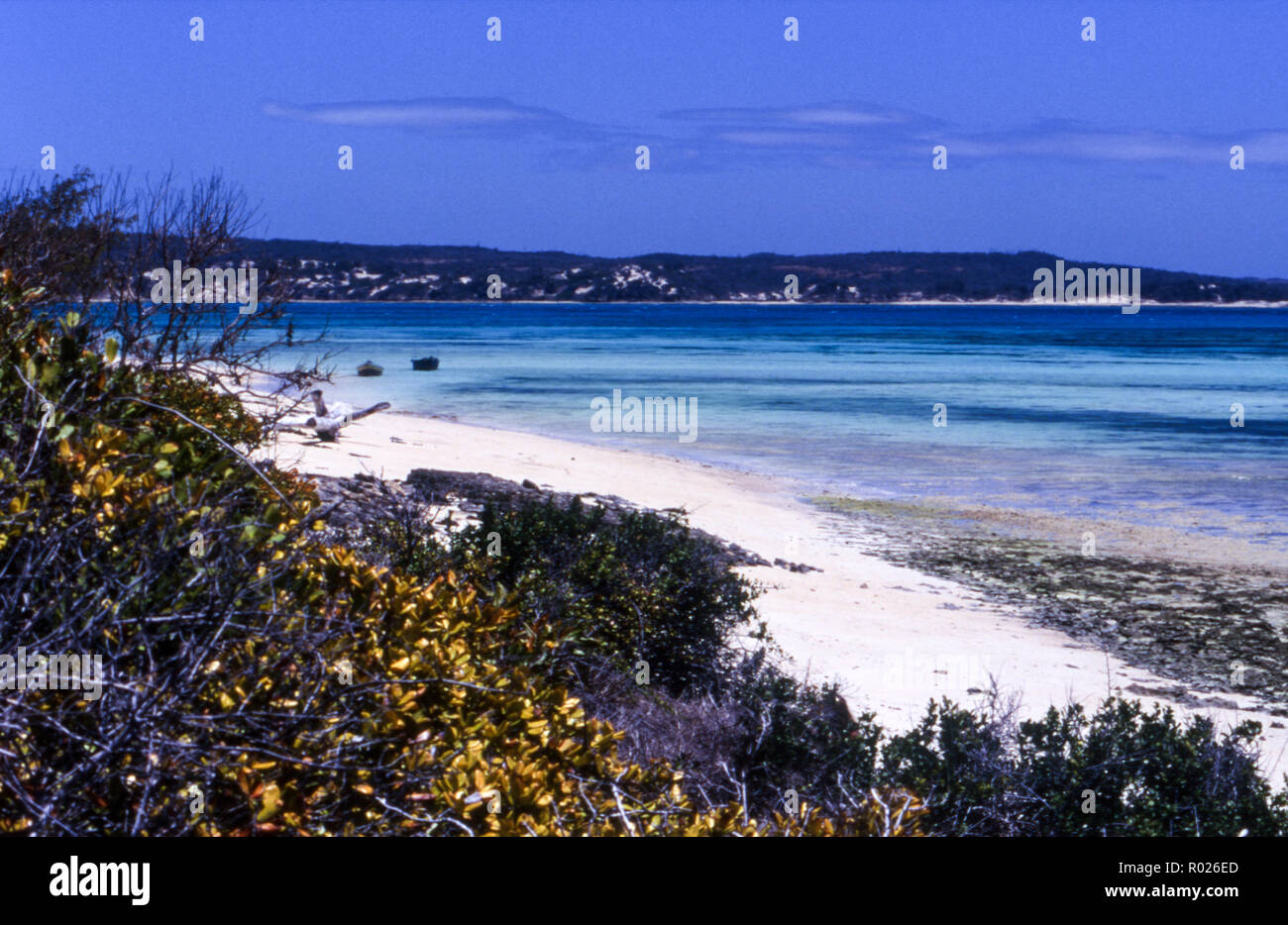 Tropical beach in Nosy Suarez island, Antsiranana or Diego Suarez ...