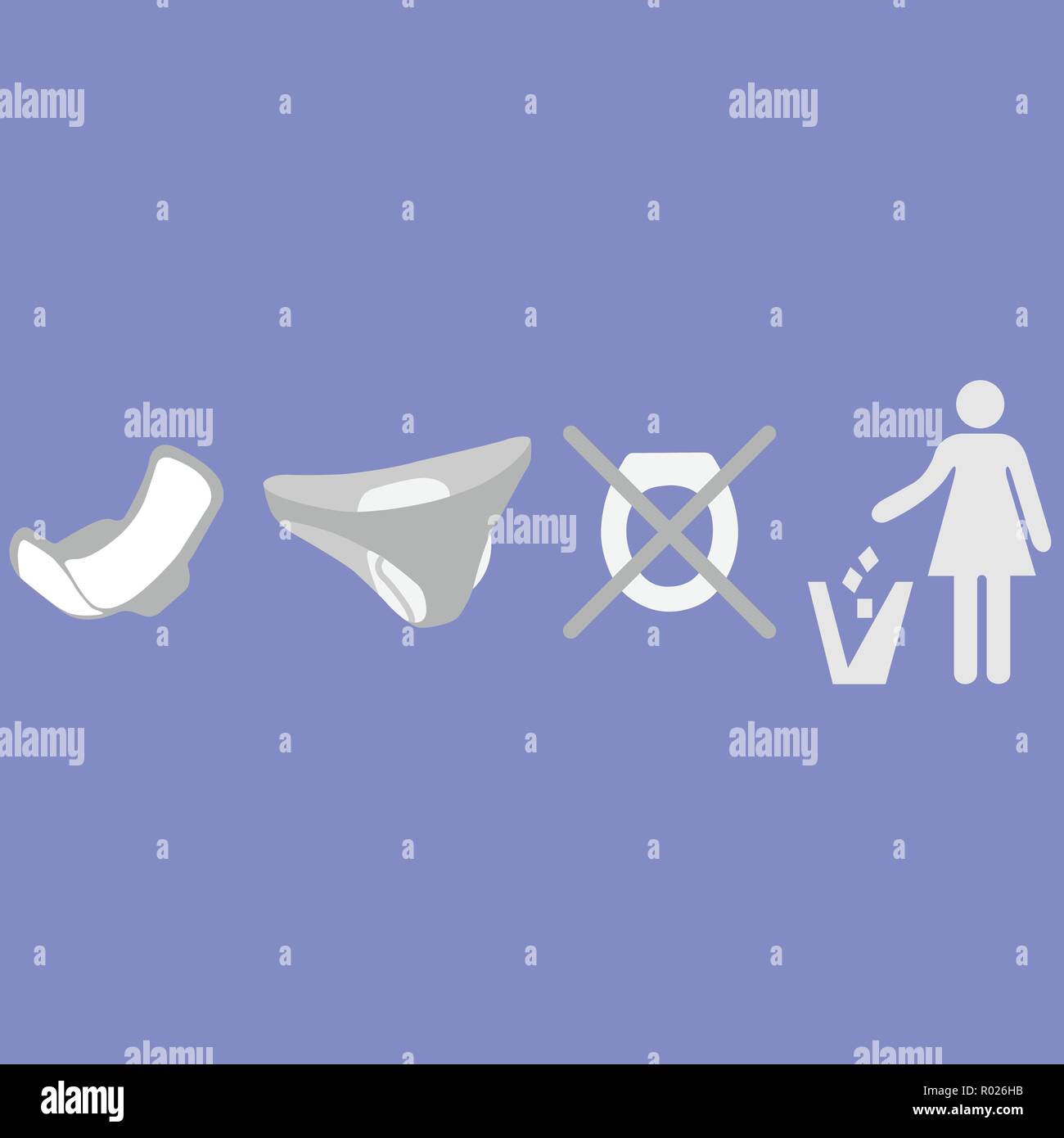 Feminine hygiene Stock Vector Images - Alamy