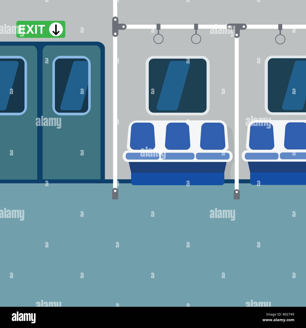 Train doors and windows Stock Vector Images - Alamy