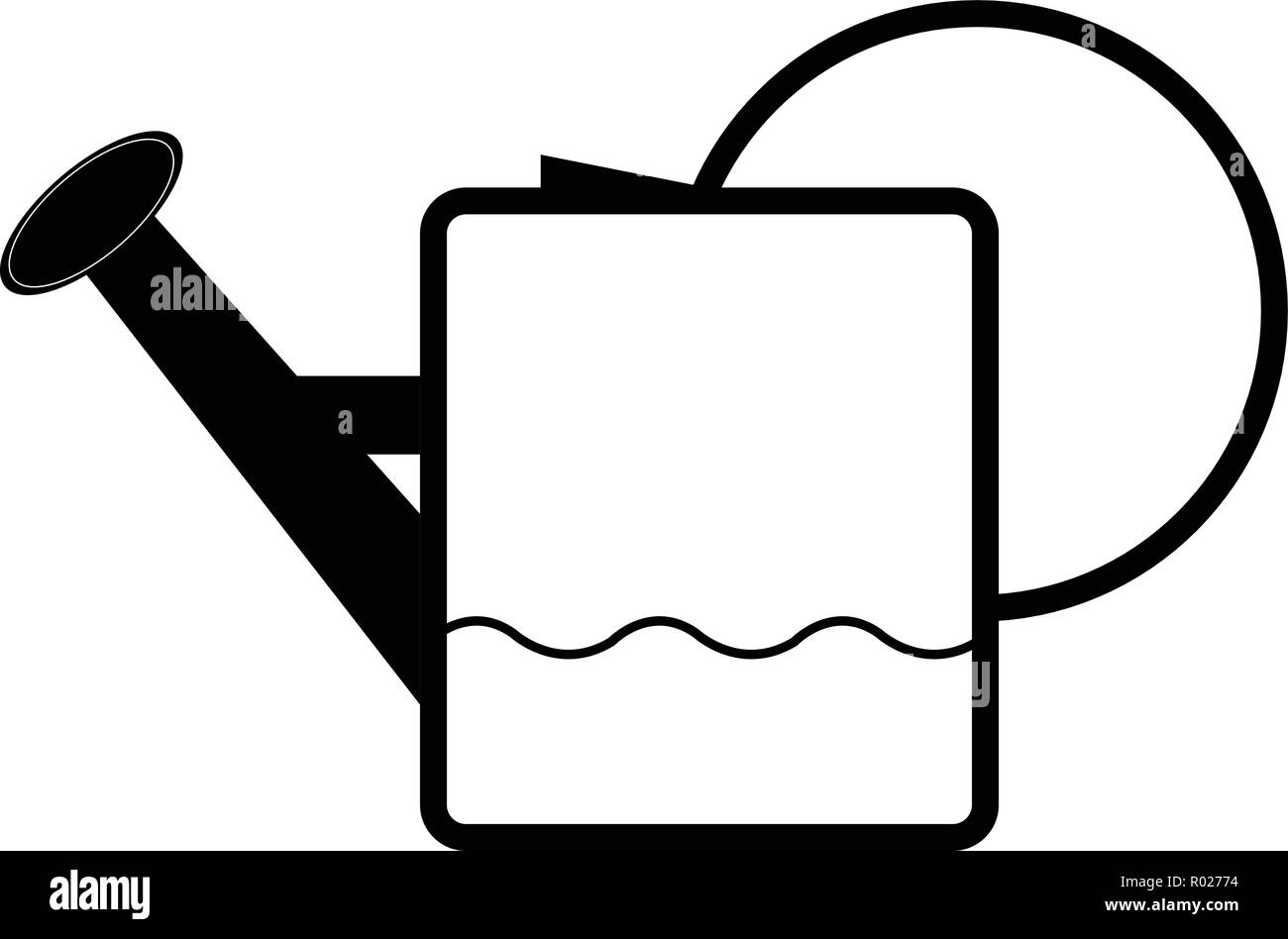 Symbol of a watering pot Stock Vector Image & Art - Alamy