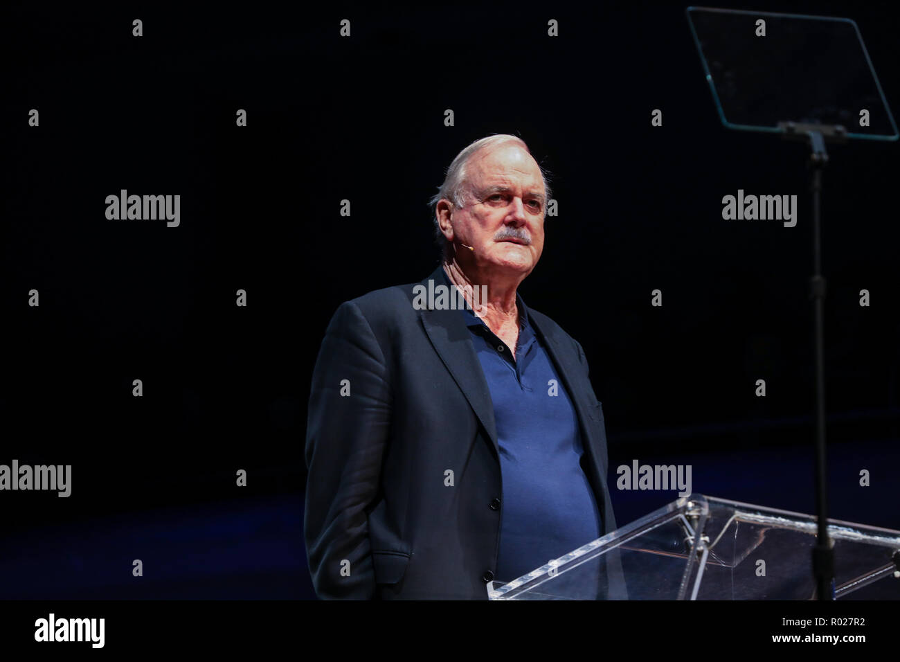 TORONTO, CANADA - APRIL 9, 2018: Comedy Icon John Cleese speaks at Roy ...