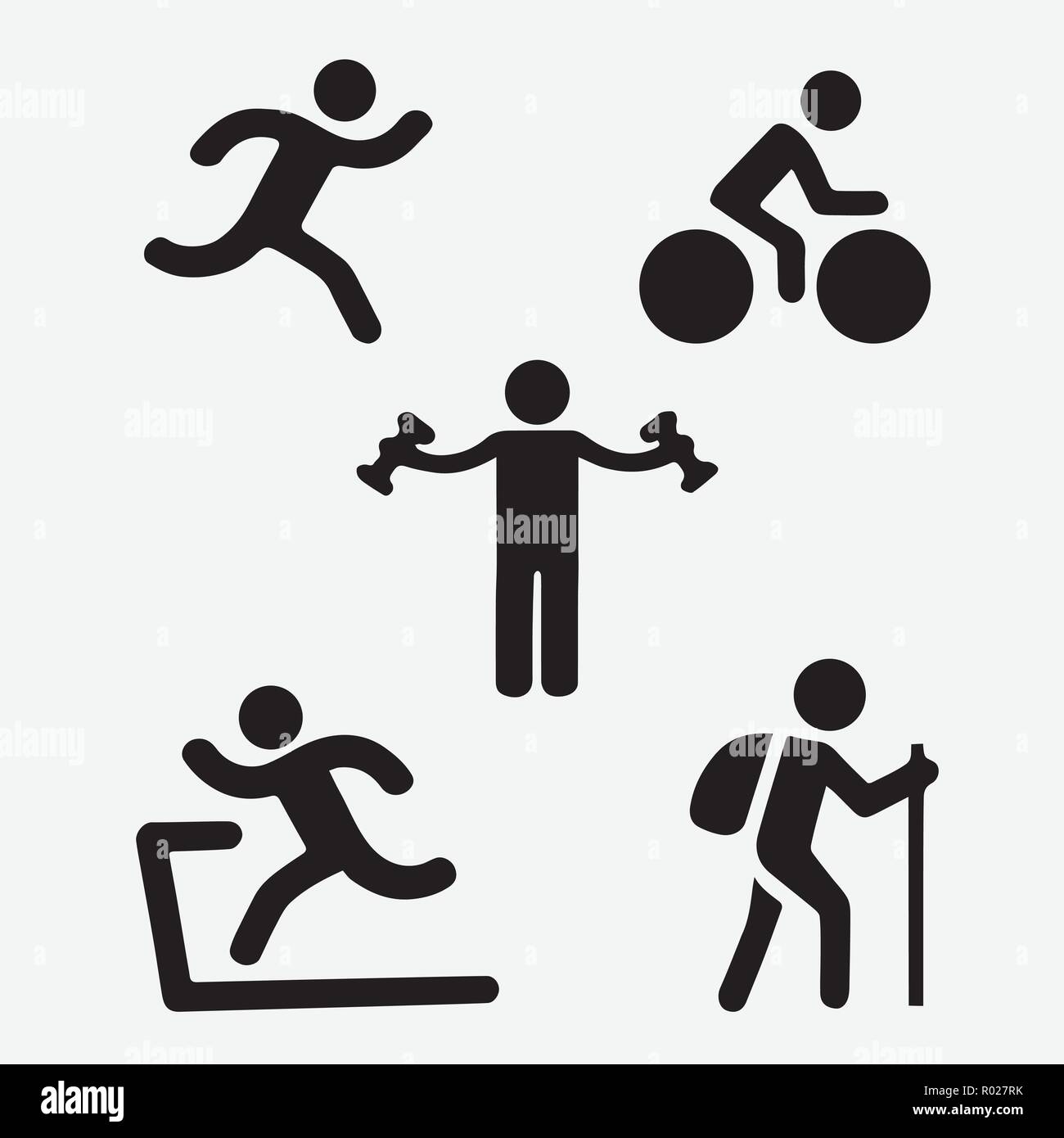 Various activites Stock Vector Images - Alamy