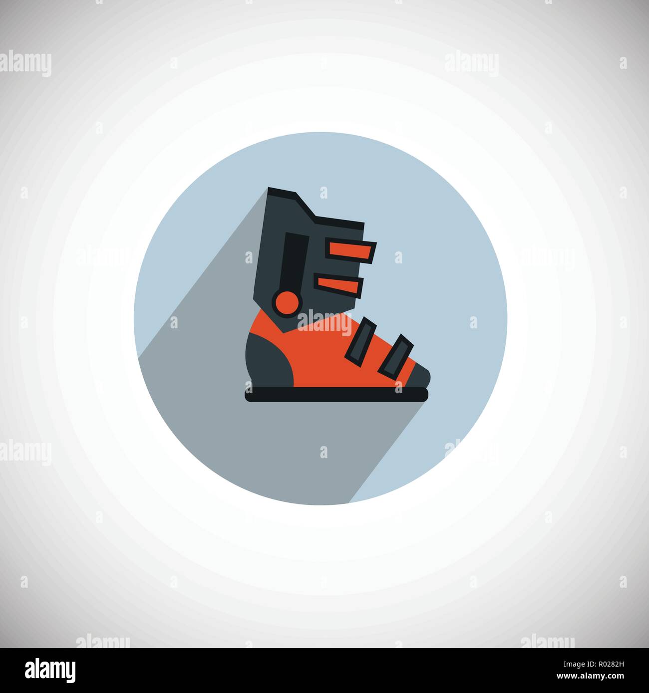 Skiing equipment boots Stock Vector Images - Alamy