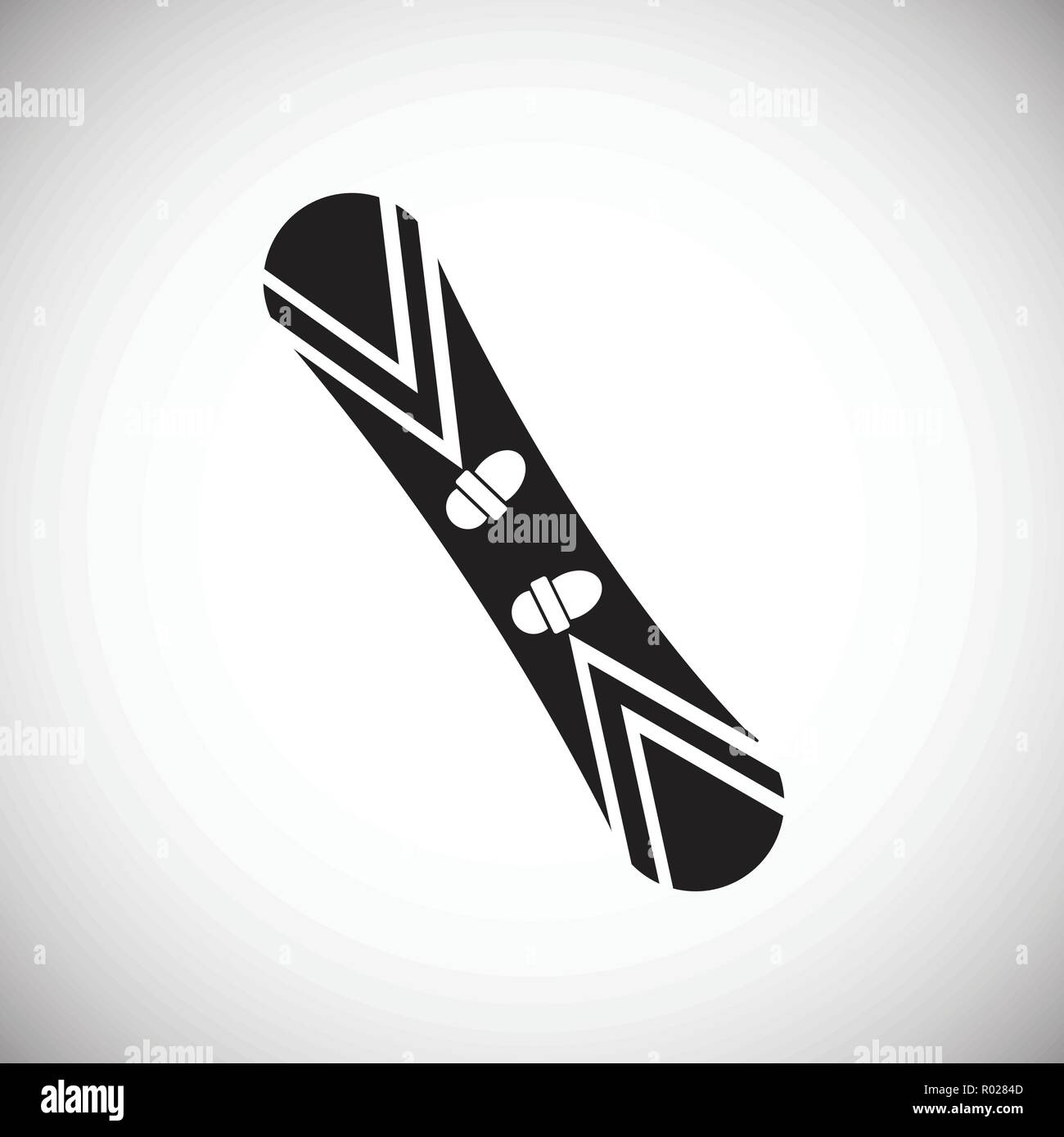 Snowboard on white background Stock Vector Image & Art - Alamy