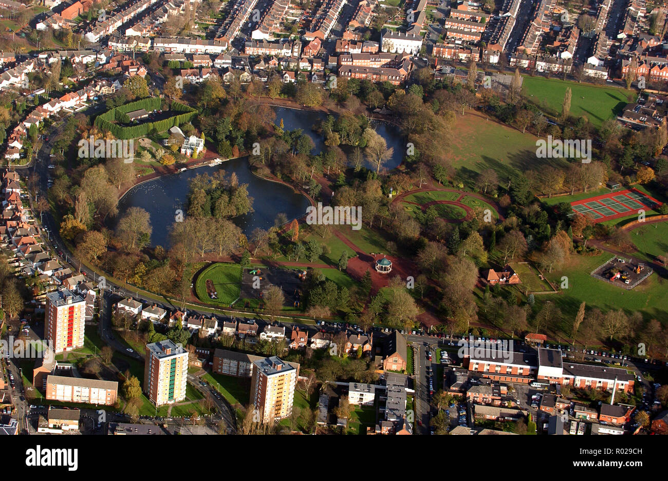 Aerial view wolverhampton west midlands hi-res stock photography and ...