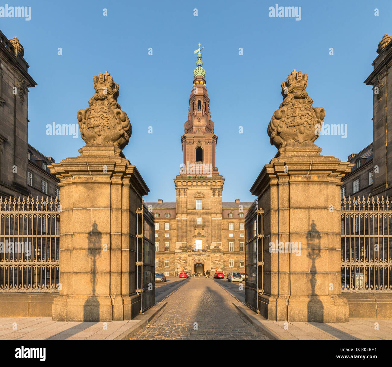 Christiansborg Castle Denmark, Copenhagen, View To Christiansborg