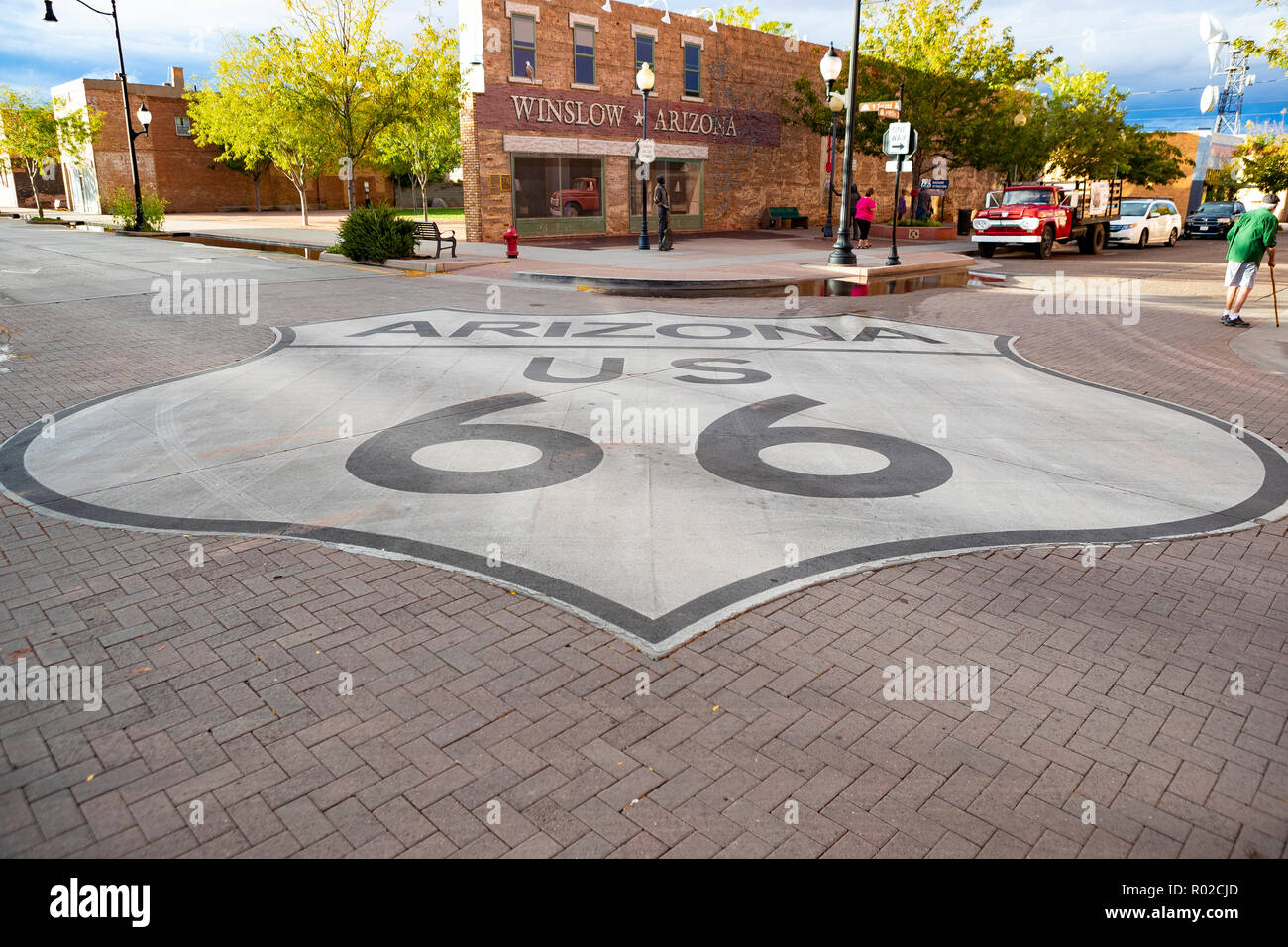 Standing on the corner in winslow arizona hi-res stock photography and ...