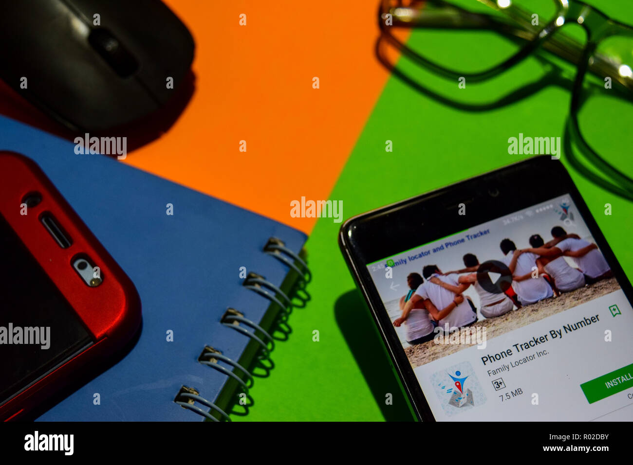 BEKASI, WEST JAVA, INDONESIA. NOVEMBER 2, 2018 : Phone Tracker By ...