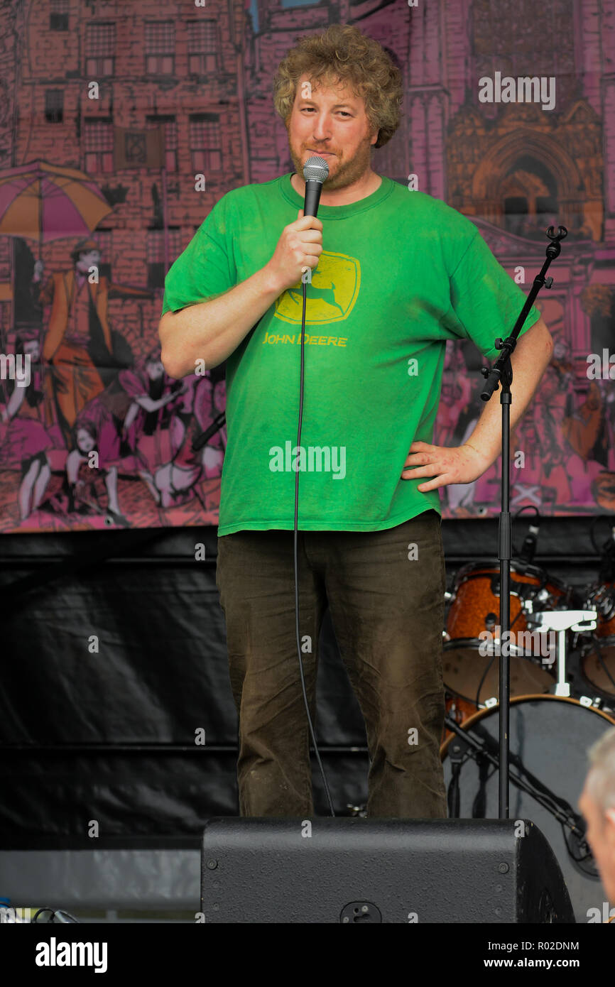 Music festival in Edinburgh Stock Photo - Alamy