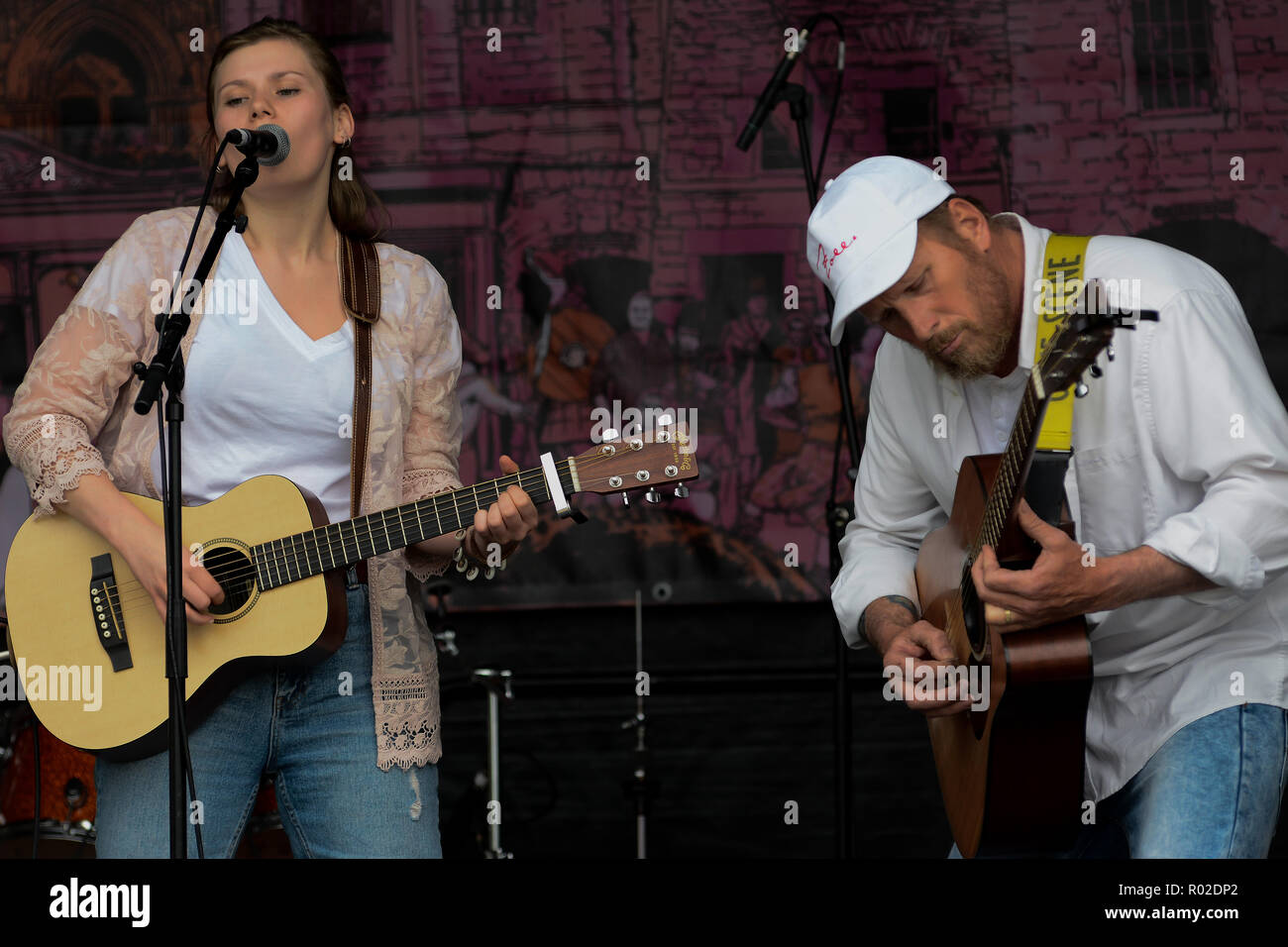 Music festival in Edinburgh Stock Photo - Alamy