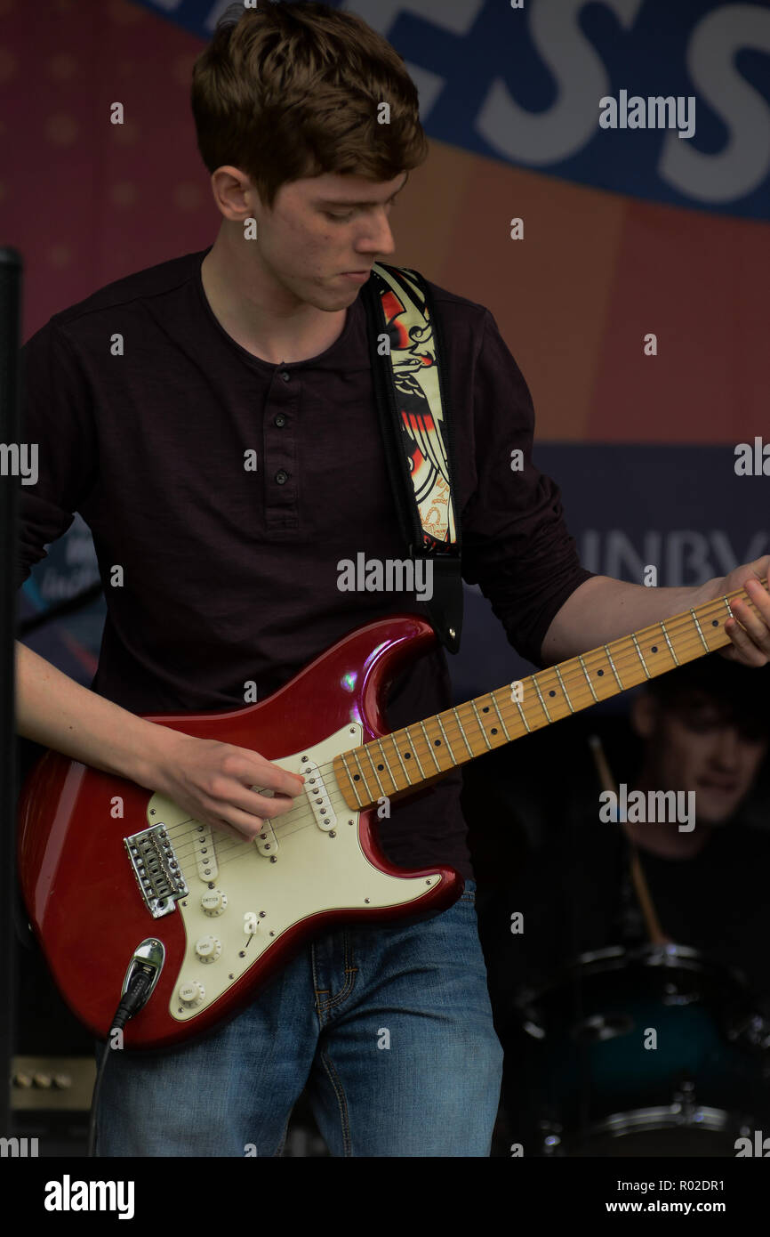 Music festival in Edinburgh Stock Photo - Alamy