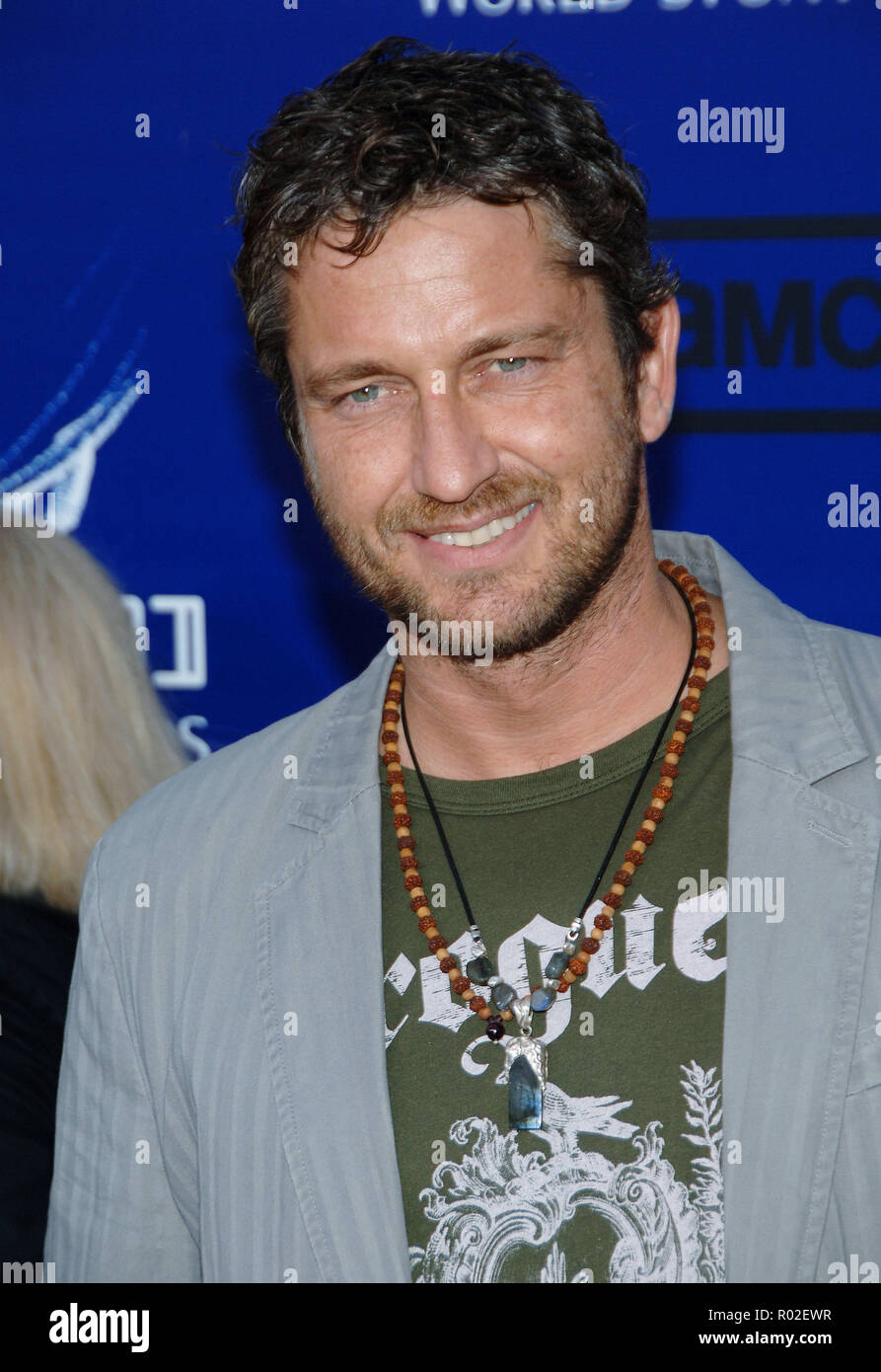 Gerald Butler arriving at the 2007 TAURUS World Stunt Awards on the ...