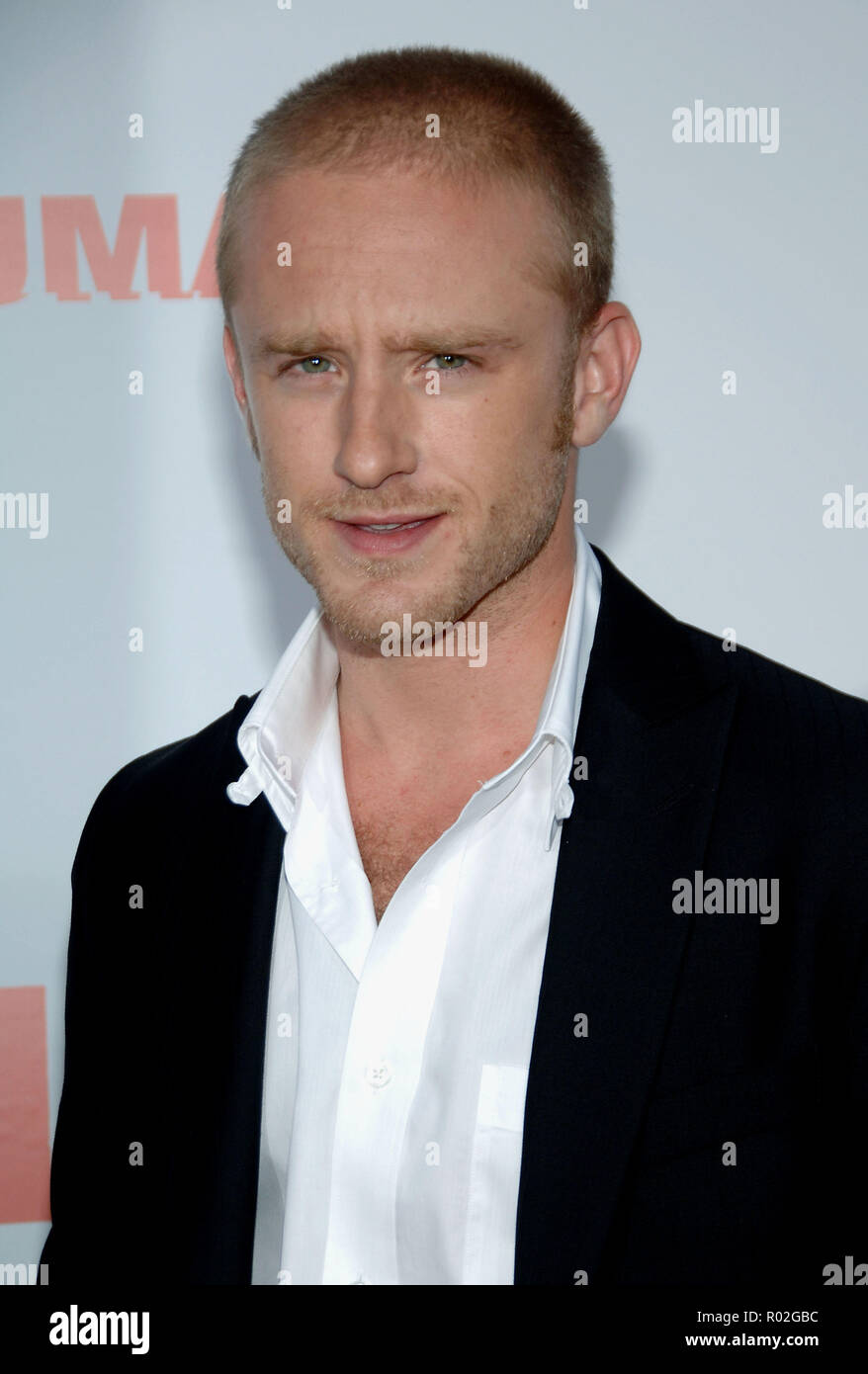 Ben Foster arriving at the 3:10 to Yuma Premiere at the National ...
