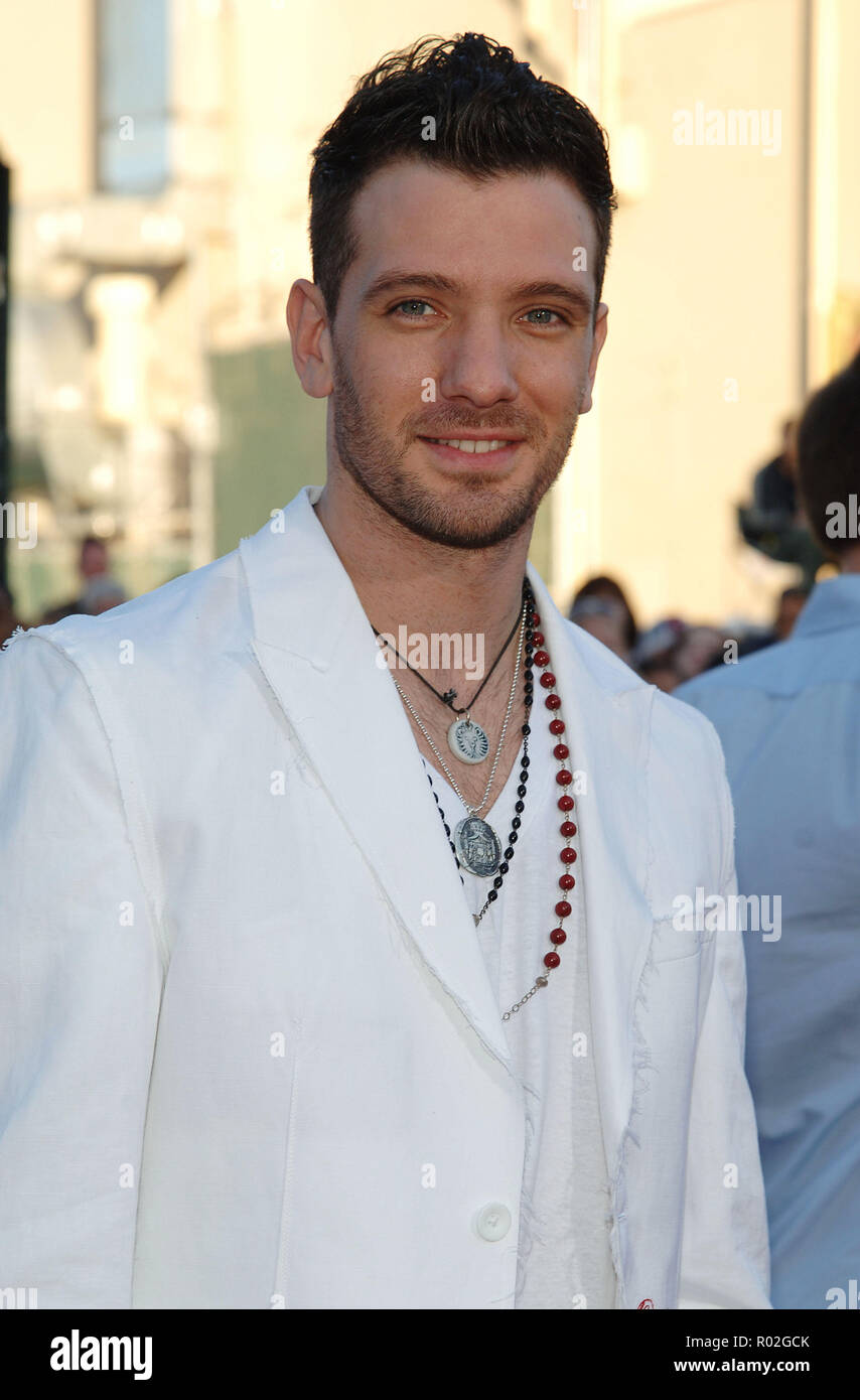 JC Chaze arriving at the Mr & Ms Smith Premiere at the Westwood Village ...