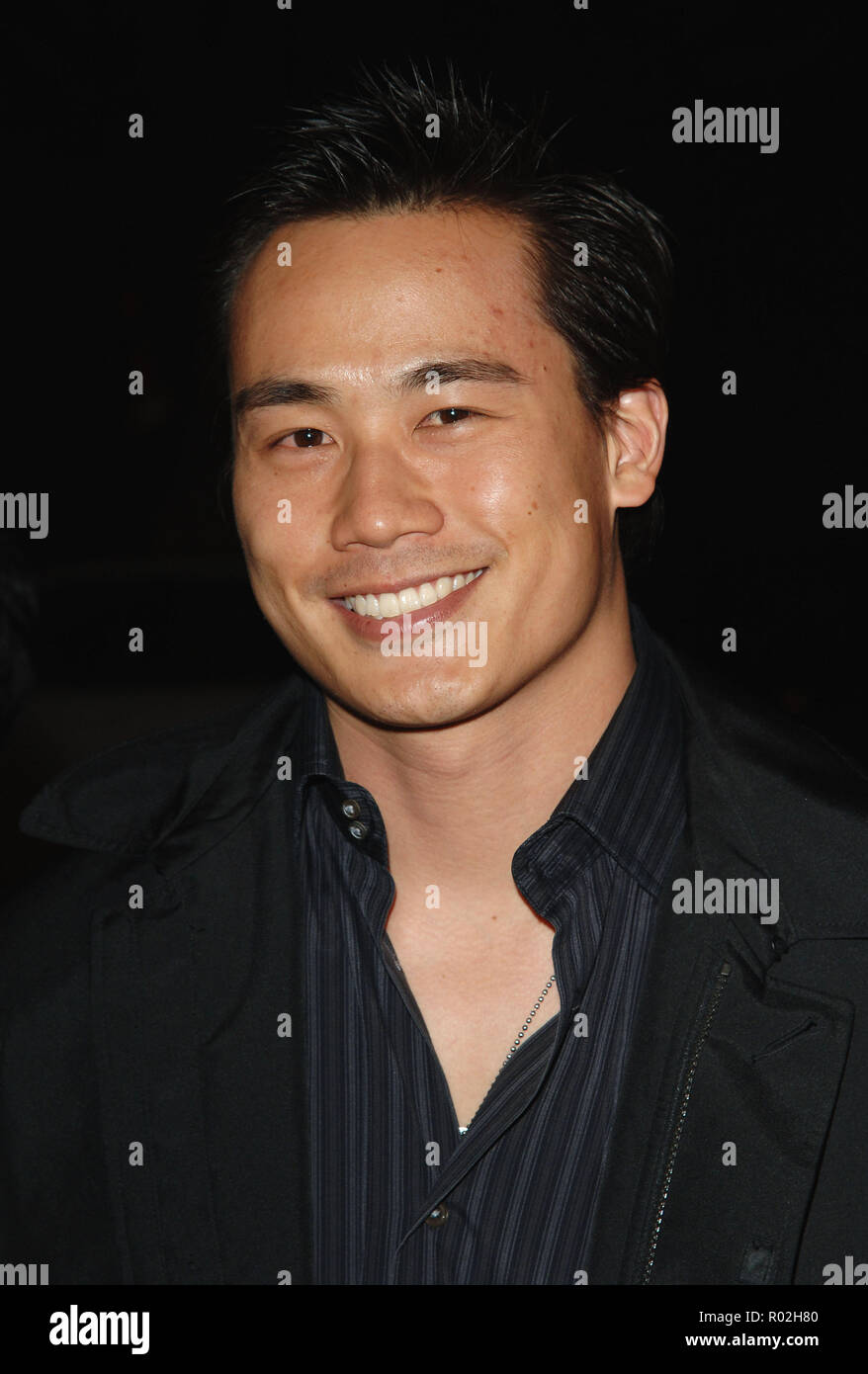 Roger Fan arriving at the Kung Fu Hustle Premiere at the Cinerama Dome ...