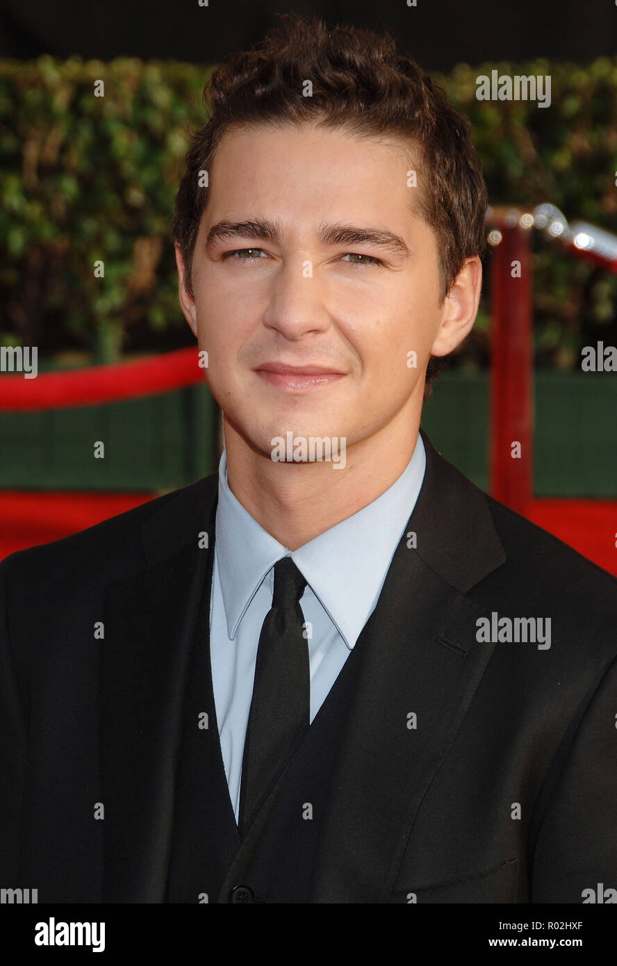 Shia LeBeouf arriving at the SAG Awards at the Shrine Auditorium in Los ...