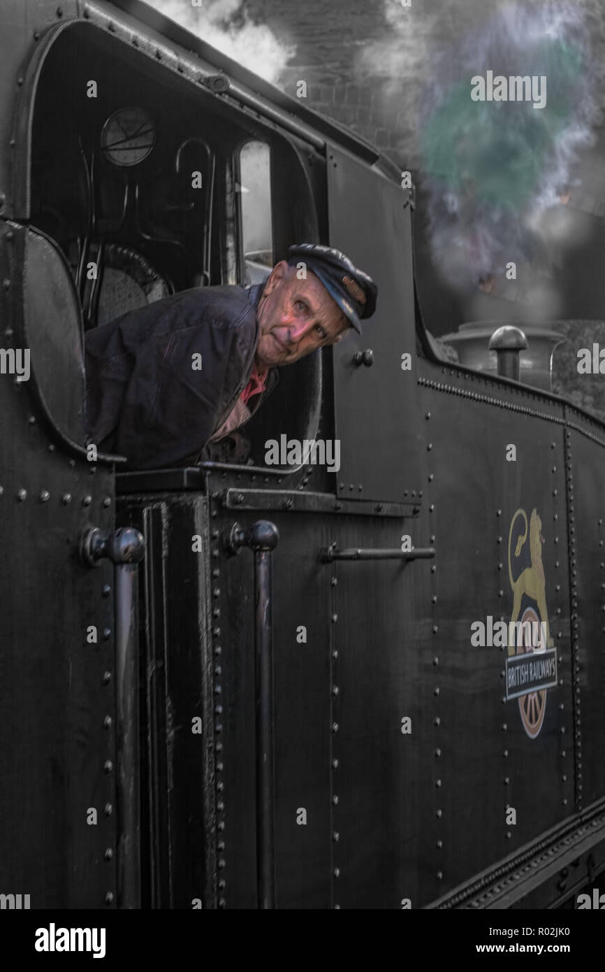 Footplate of british steam locomotive hi-res stock photography and ...