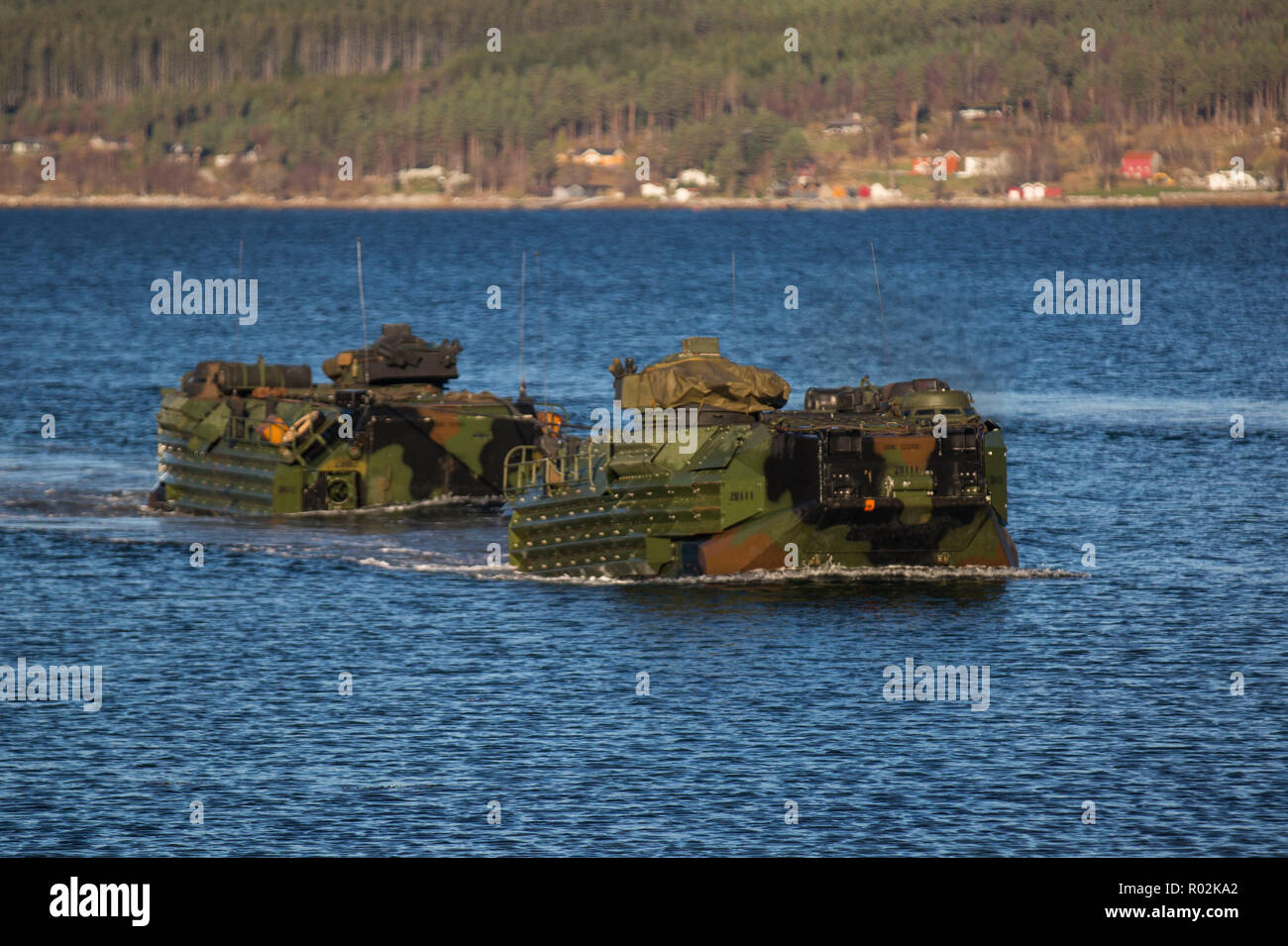 U.S. Marines with 2nd Assault Amphibian Battalion, 2nd Marine Division ...