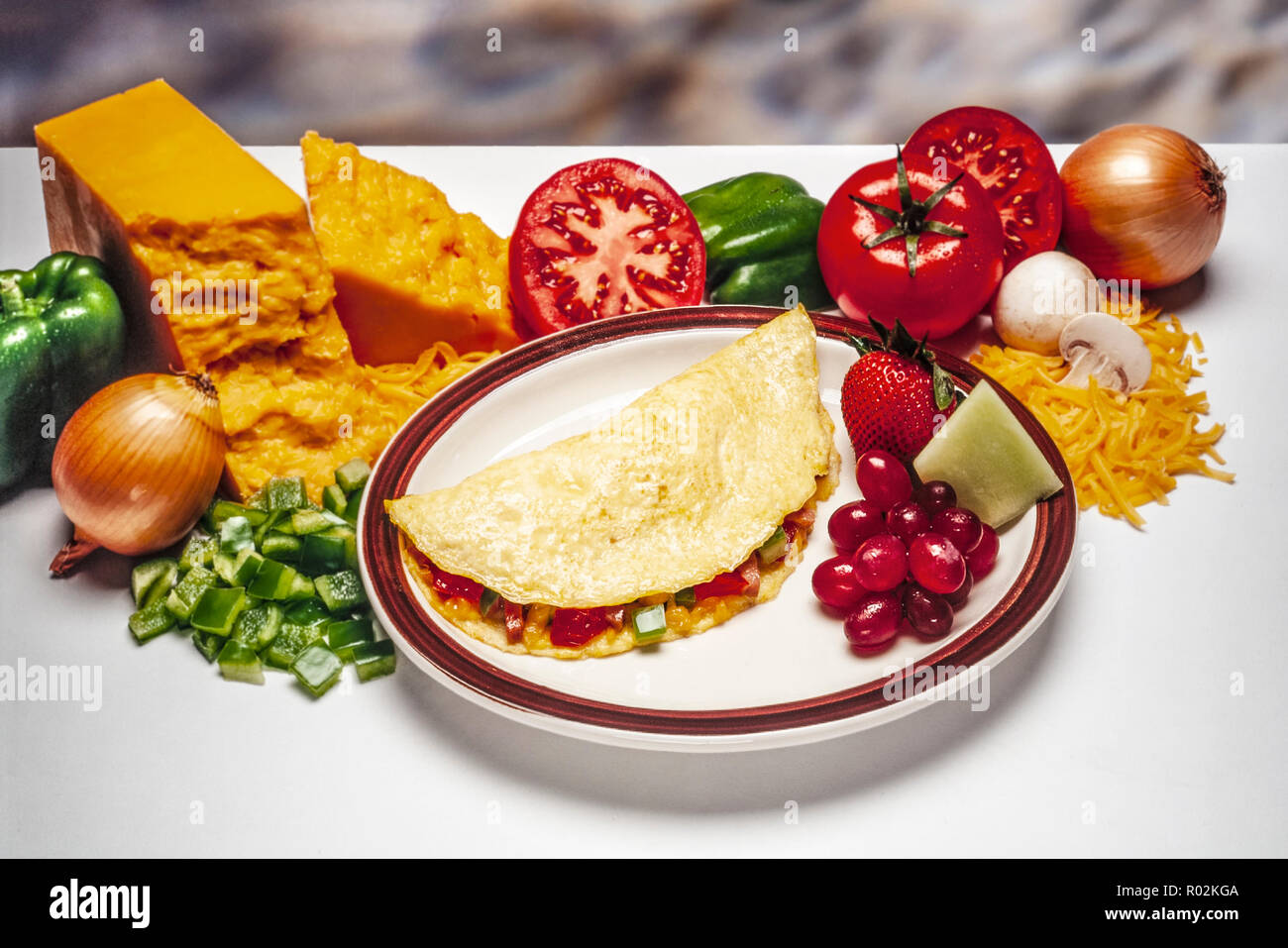 Omelette menu hi-res stock photography and images - Alamy