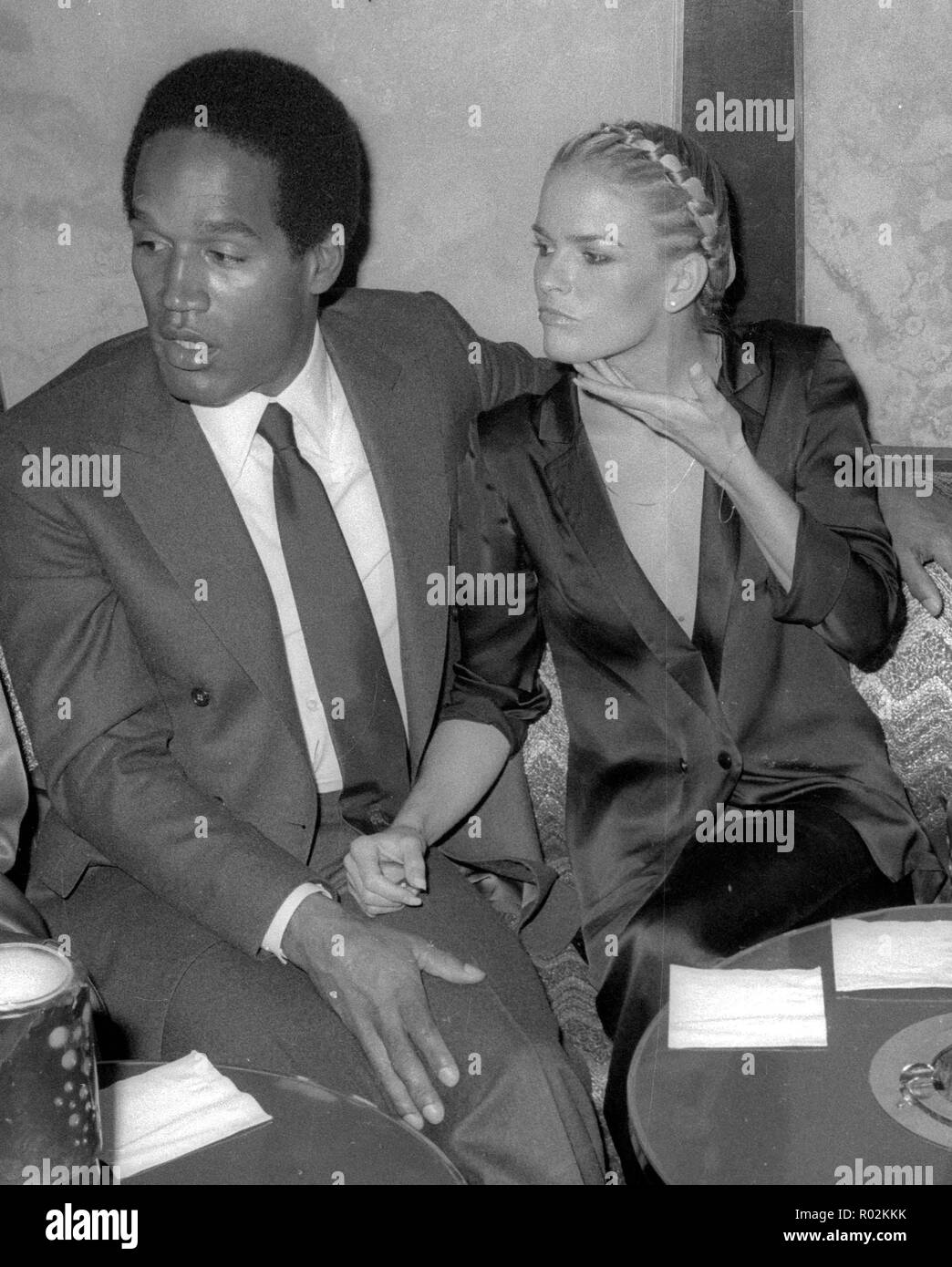 #OJSimpson #NicoleSimpson 1985 Photo By Adam Scull/PHOTOlink.net Stock ...