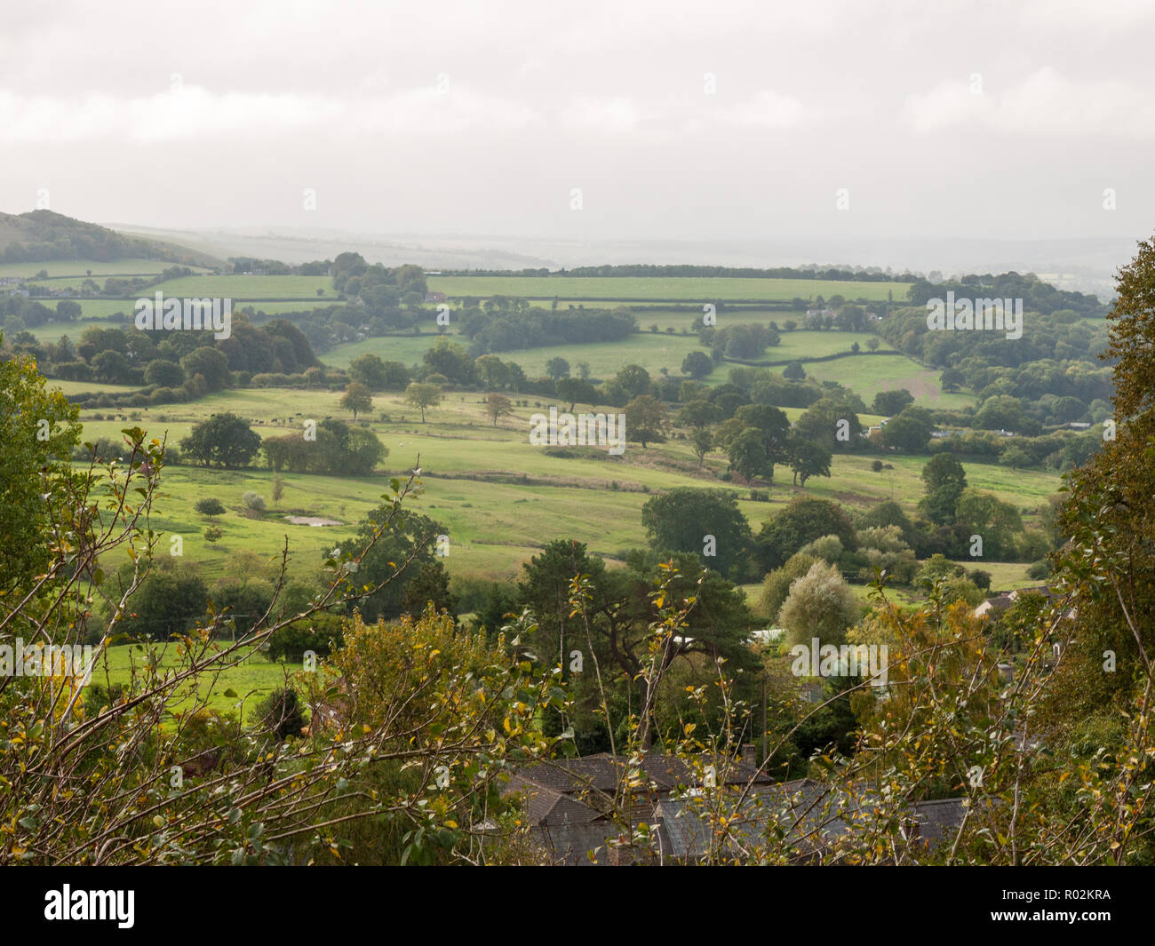 shaftesbury dorset beautiful green landscape view outside vista horizon ...