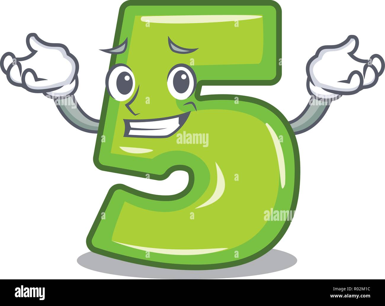 House number five Stock Vector Images - Alamy