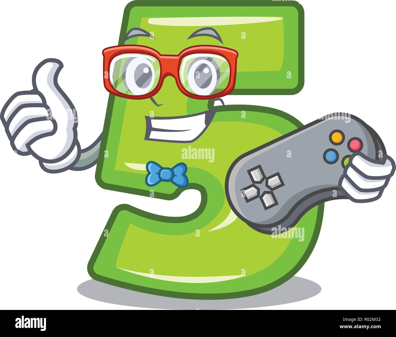 The battle of the five Stock Vector Images - Alamy