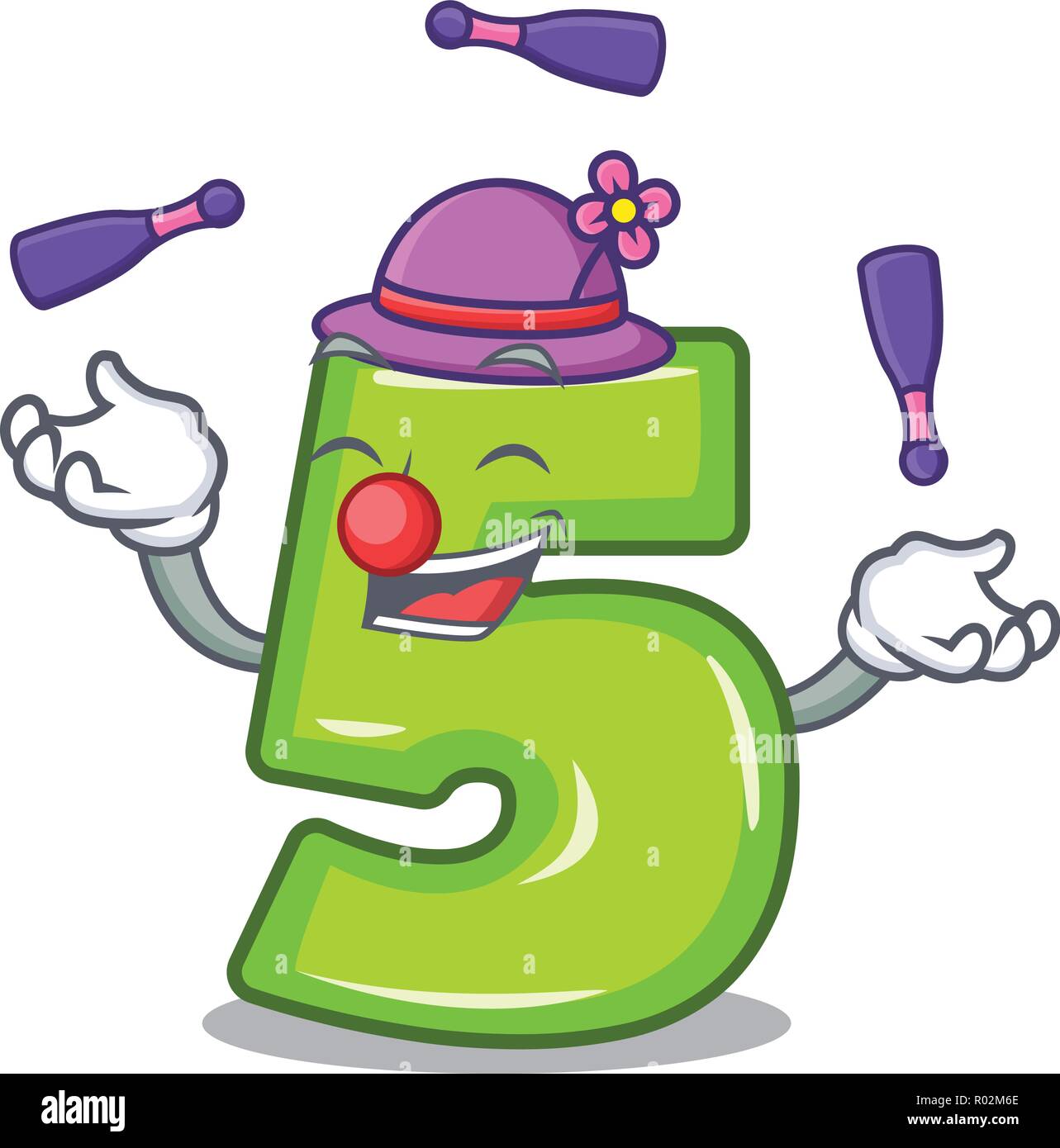 Figure clown Stock Vector Images - Alamy