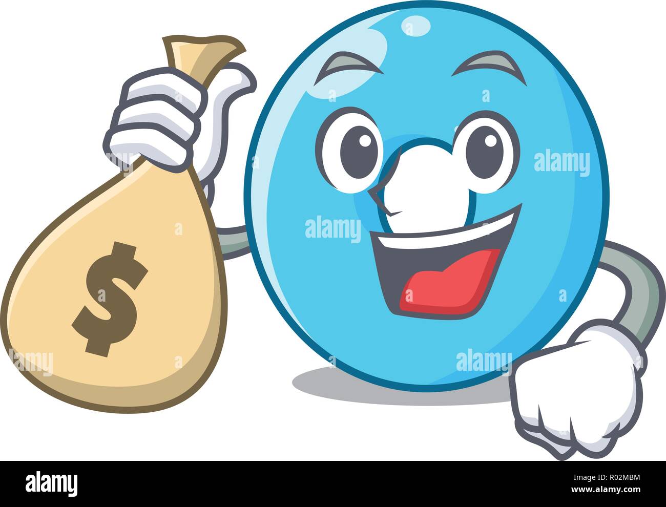 Cartoon character on school bag Stock Vector Images - Alamy