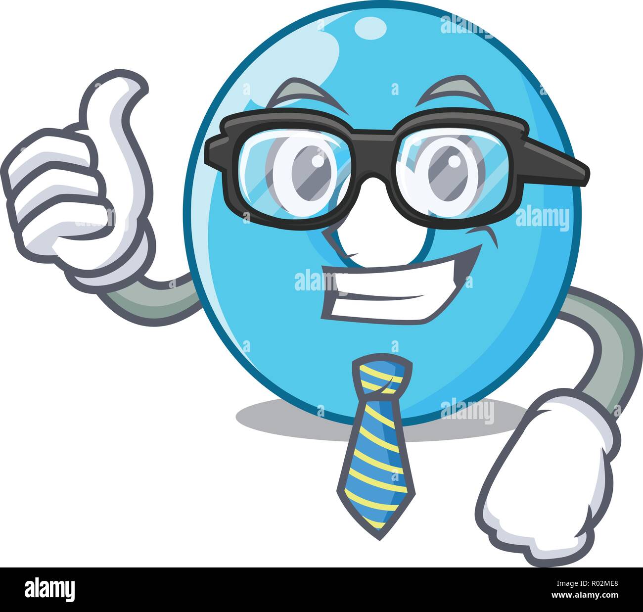 Funny businessman necktie on Stock Vector Images - Alamy