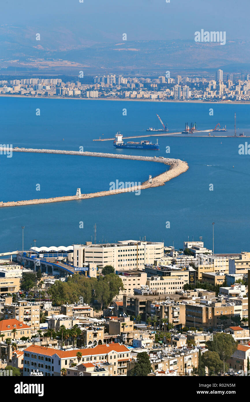 Haifa view hi-res stock photography and images - Alamy