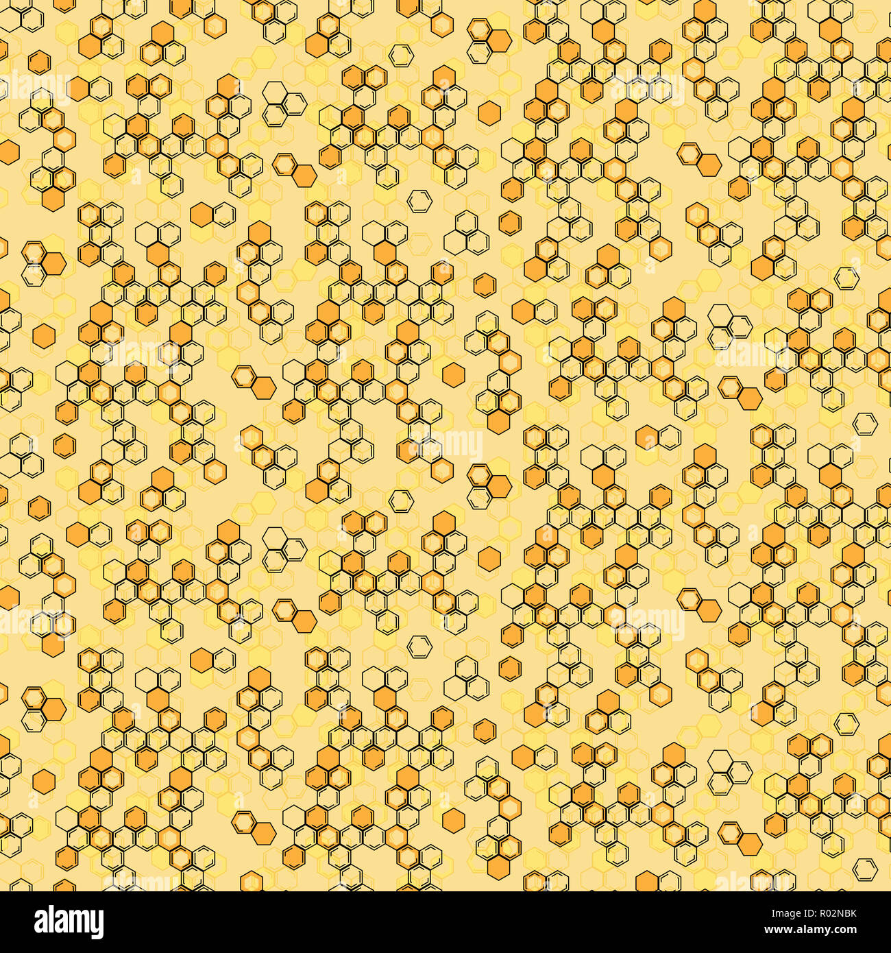 Seamless repeating honeycomb background Stock Photo - Alamy
