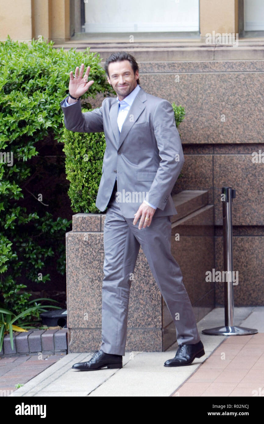 Hugh Jackman The media conference held on the Sydney Harbour foreshores ...