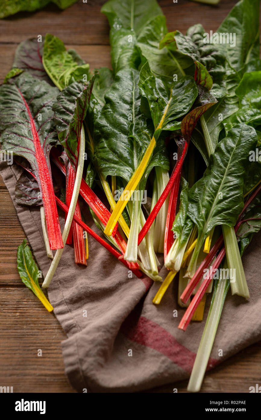 Rainbow ruby chard hi-res stock photography and images - Alamy