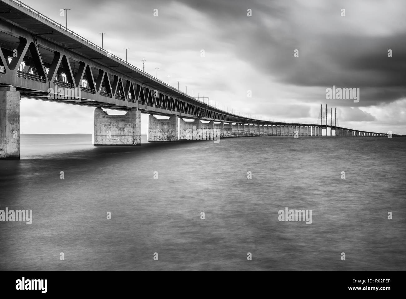 The Oresund Bridge Stock Photo - Alamy