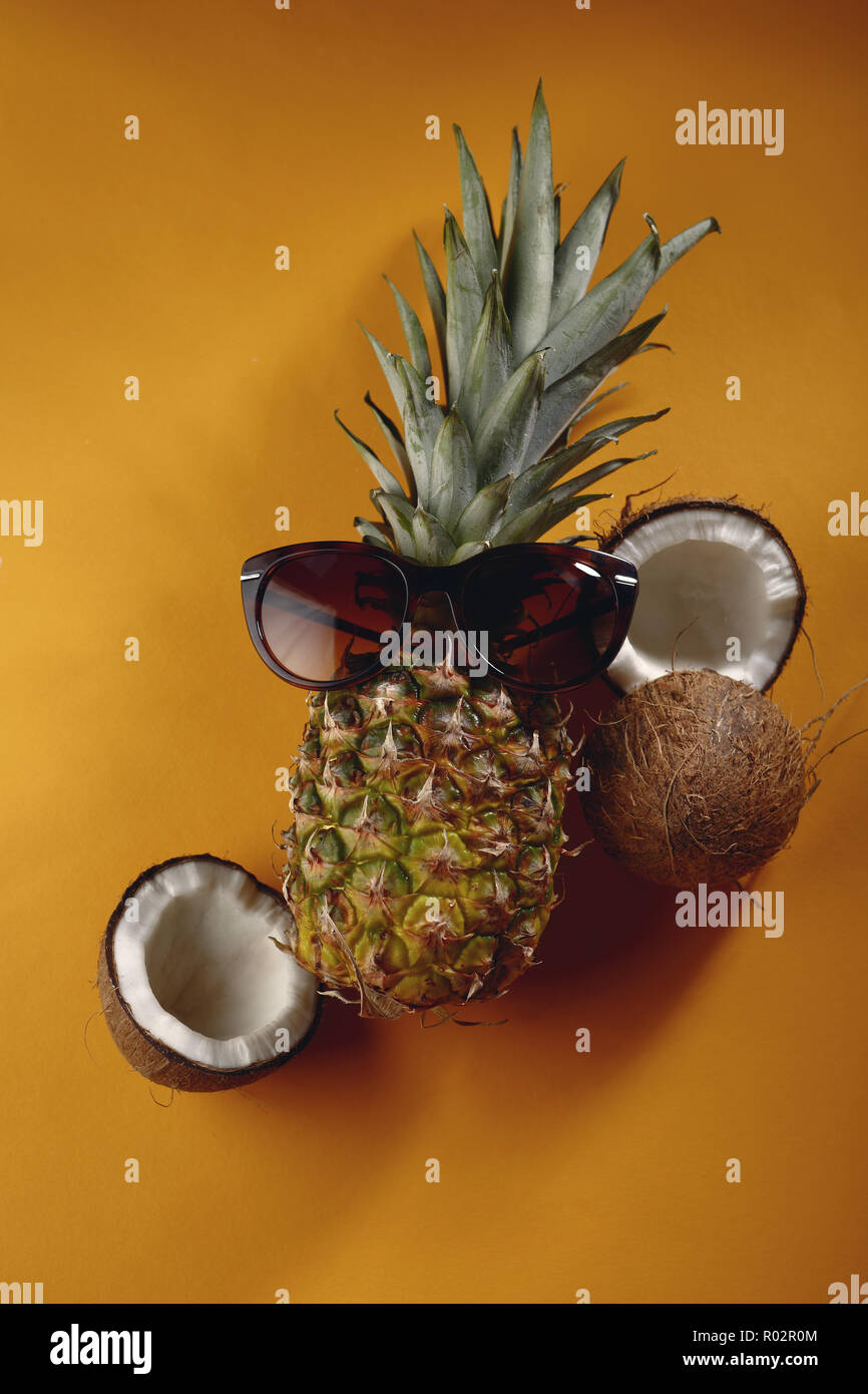 Funny tropical fruits Stock Photo - Alamy