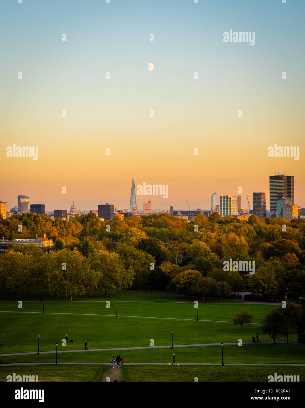 The view from Primrose Hill, London Stock Photo - Alamy