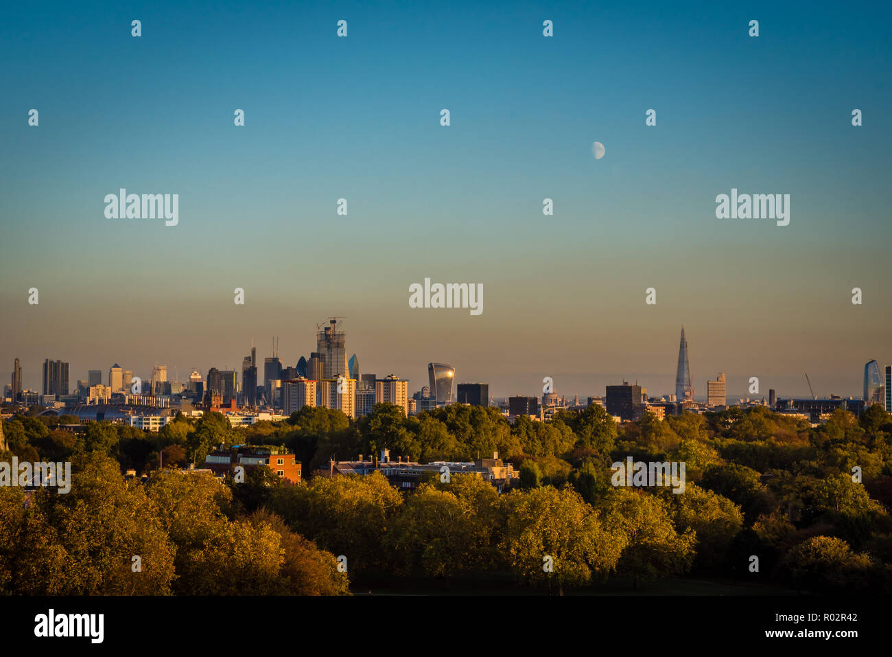 The view from Primrose Hill, London Stock Photo - Alamy