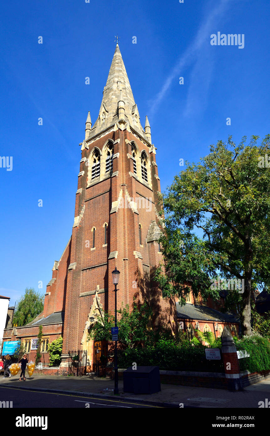 St Andrew's Church, Chelsea, London, England, UK Stock Photo - Alamy