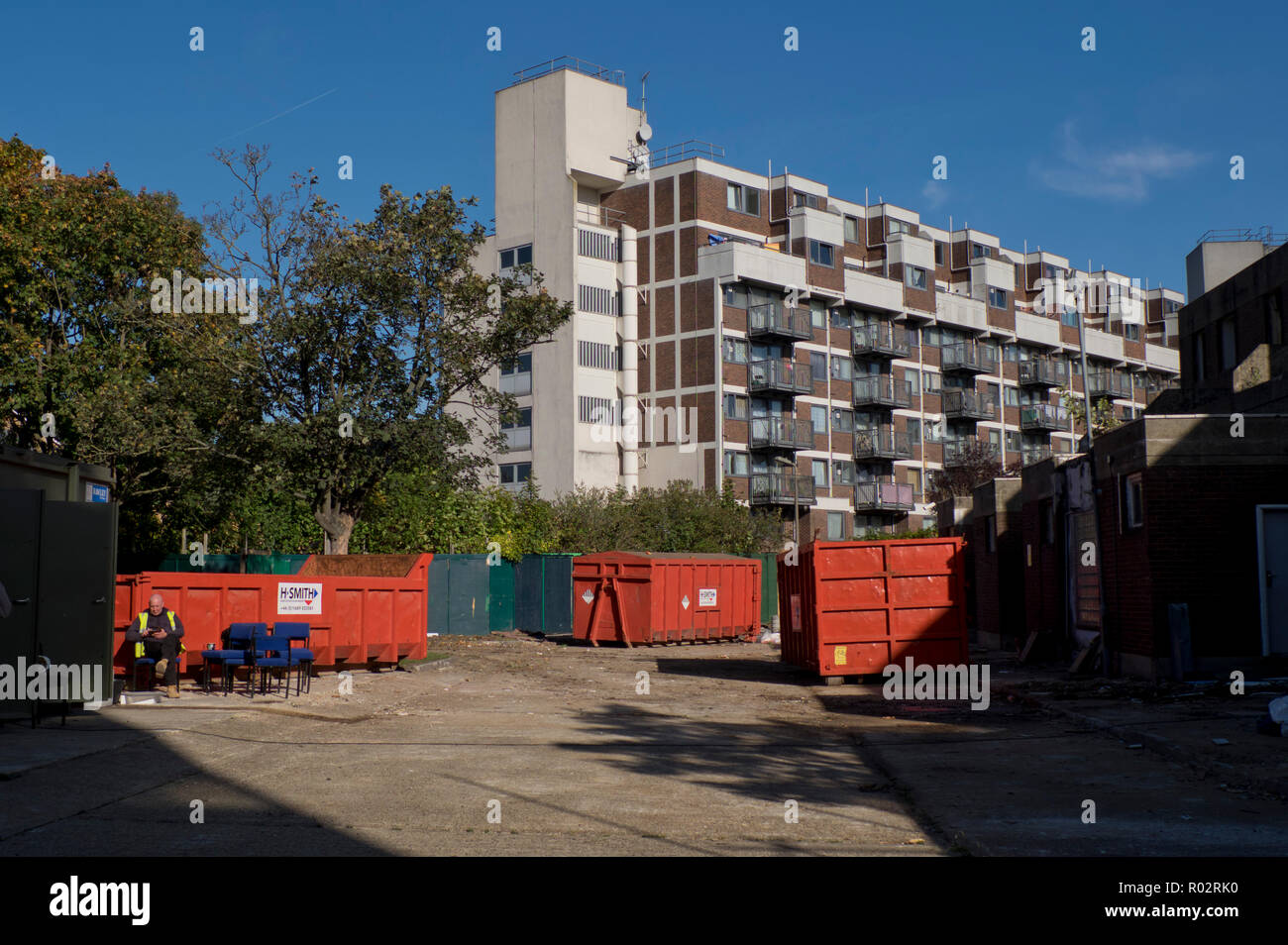 Old council social housing block Hackney, to be demolished to give way ...